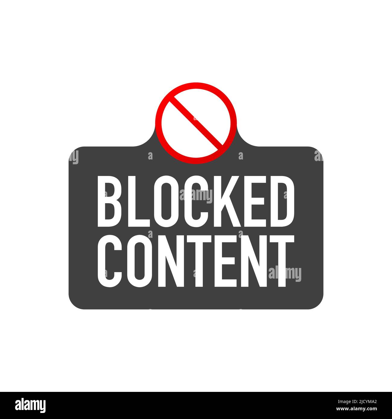 Label with text content blocked inside, vector illustration Stock ...