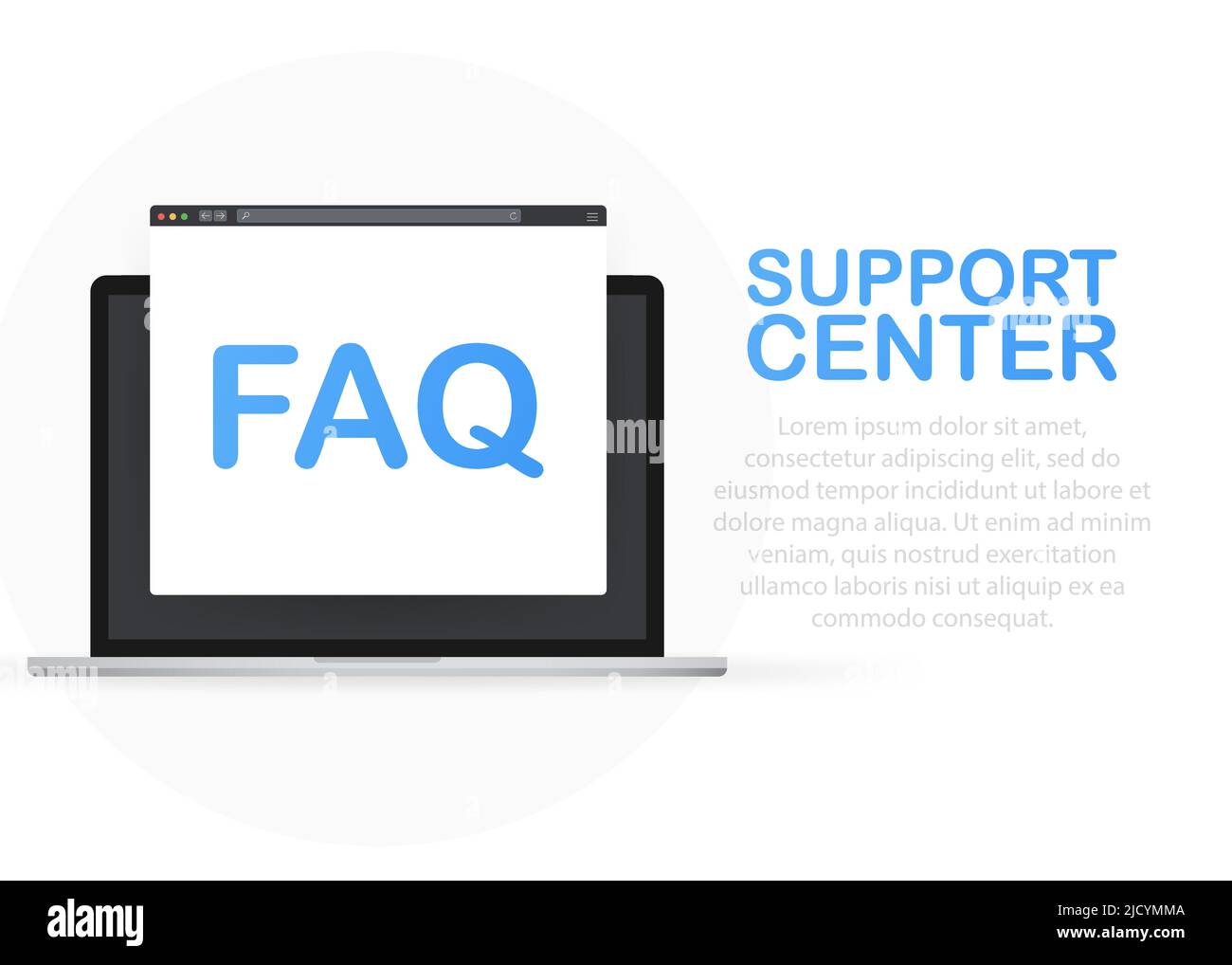 Customer support concept illustration Stock Vector Images - Alamy