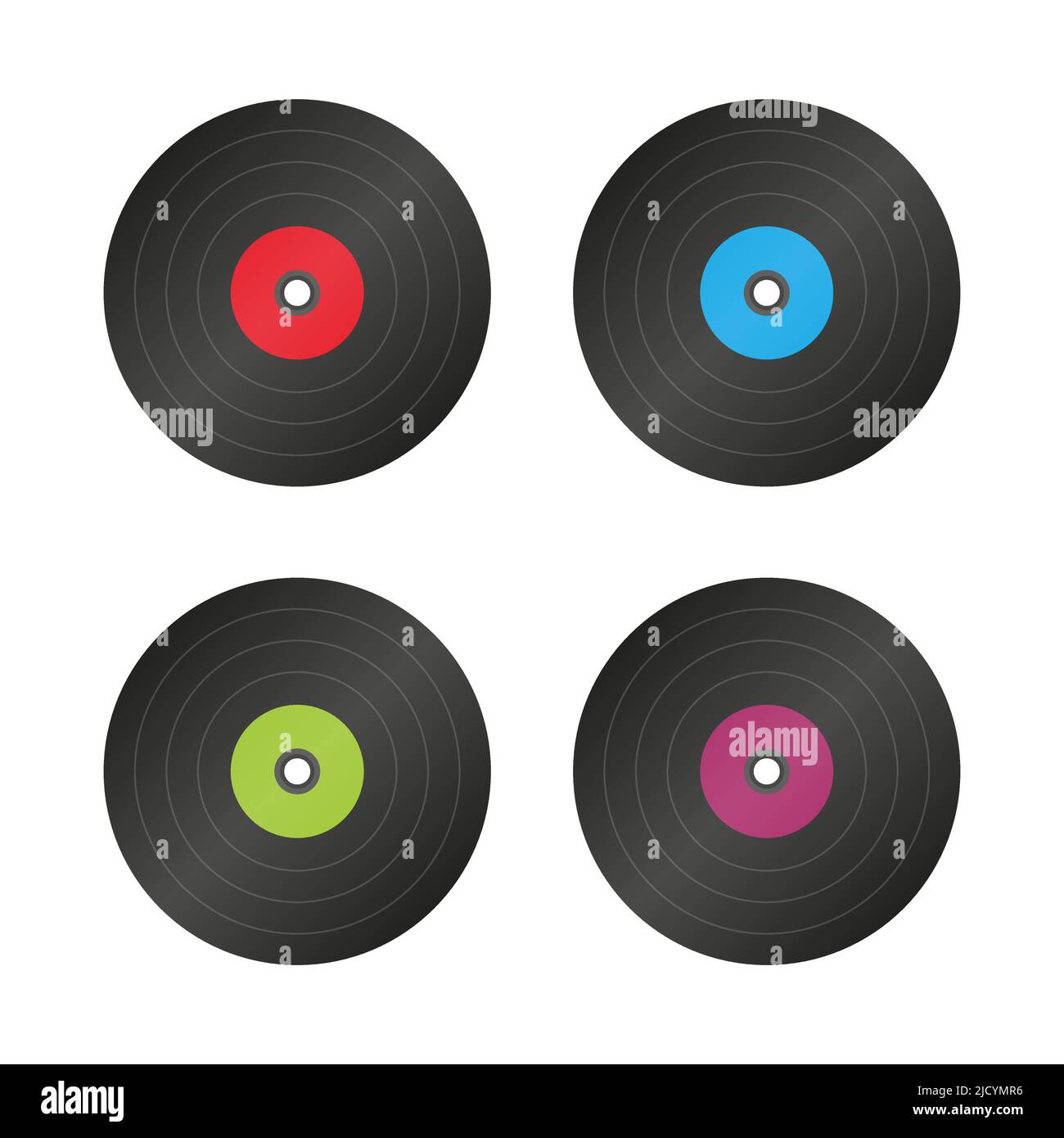 Long record player Stock Vector Images - Alamy