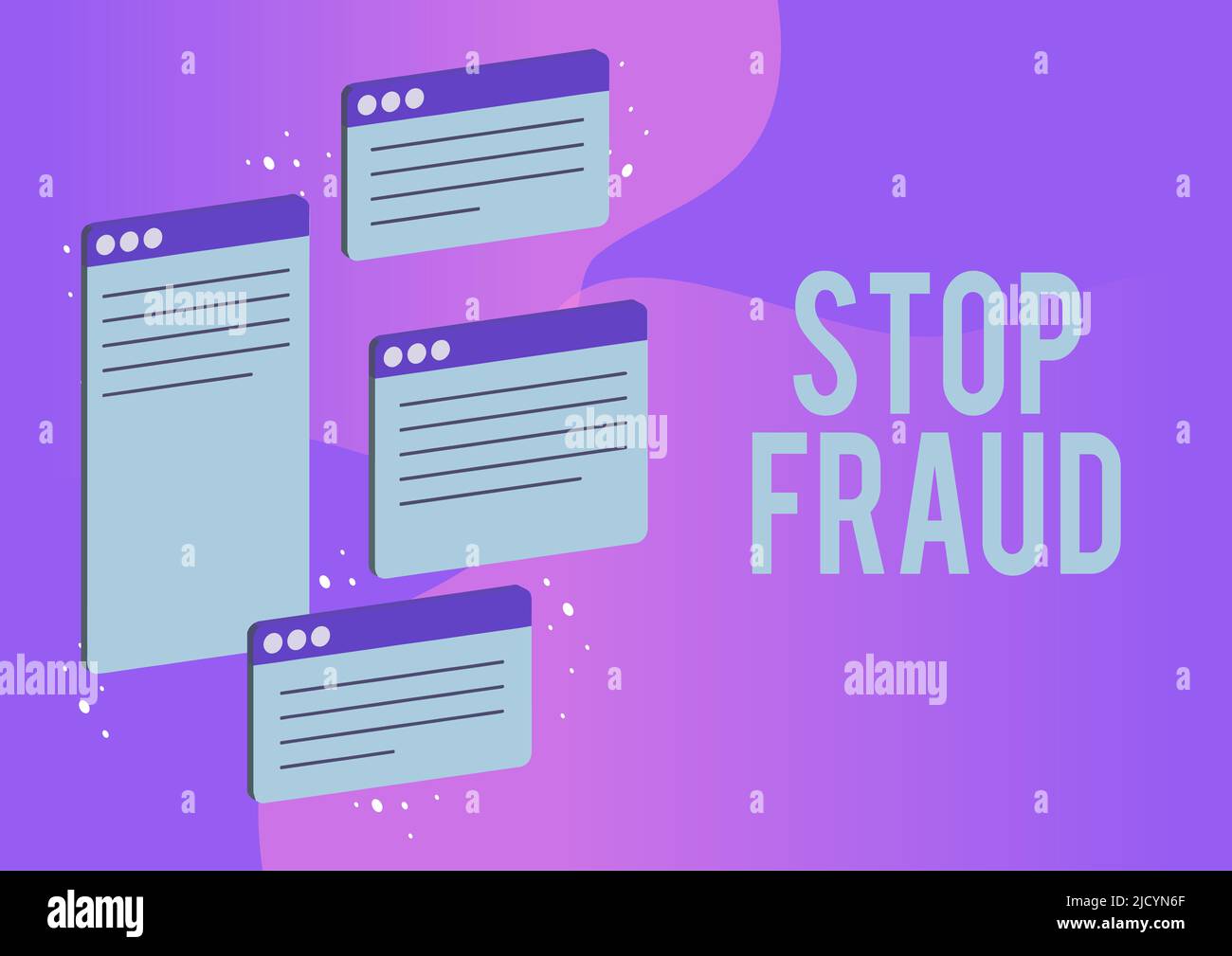 Text showing inspiration Stop Fraud. Business idea campaign advices ...