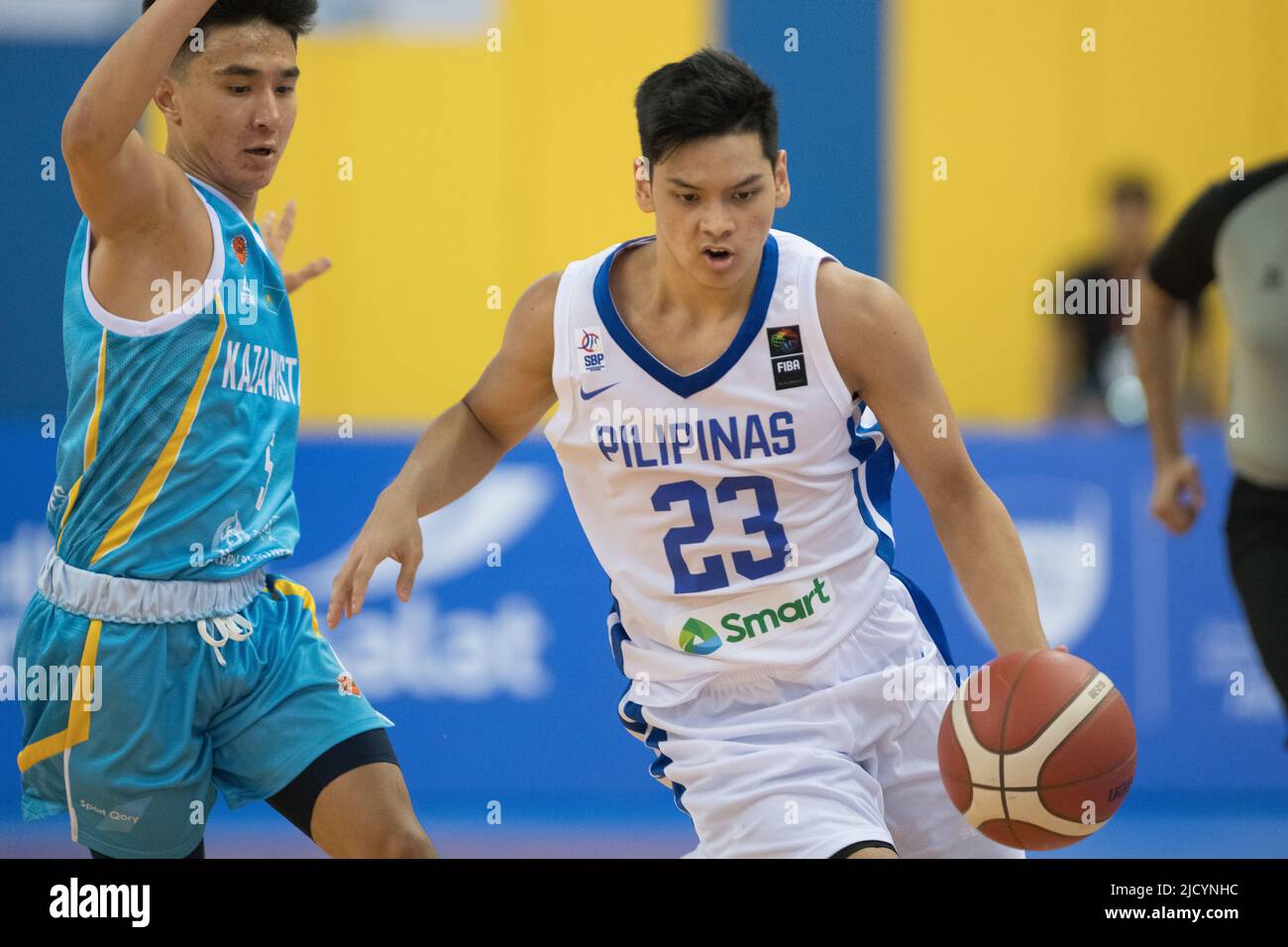Lebron Joseph Nieto of Philippine Basketball team in action during the ...