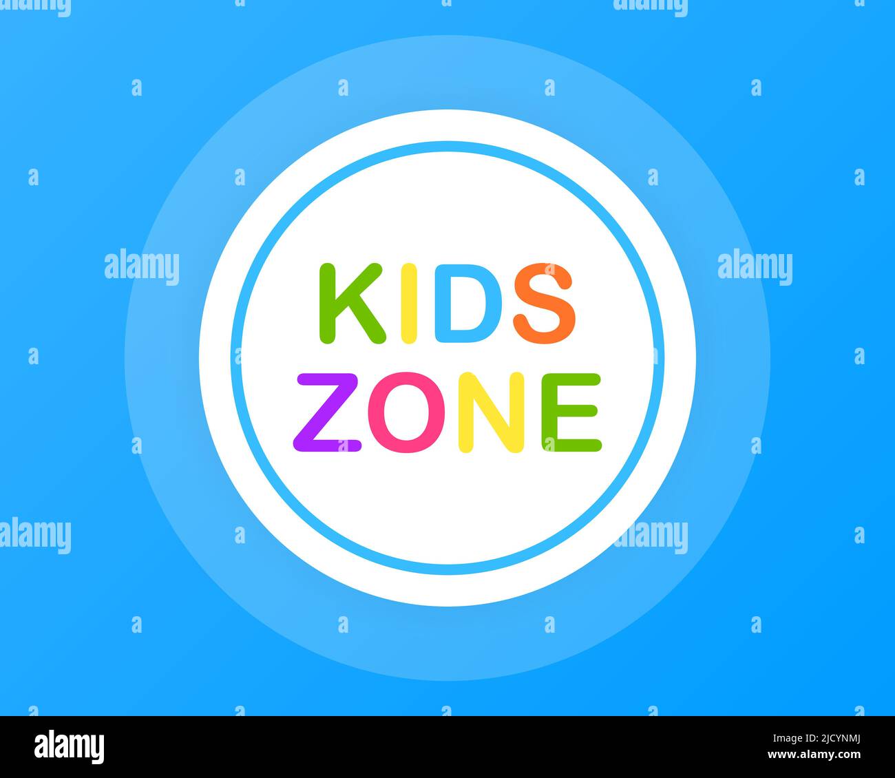 Kids Zone Vector Banner Grunge Stock Vector Image & Art - Alamy