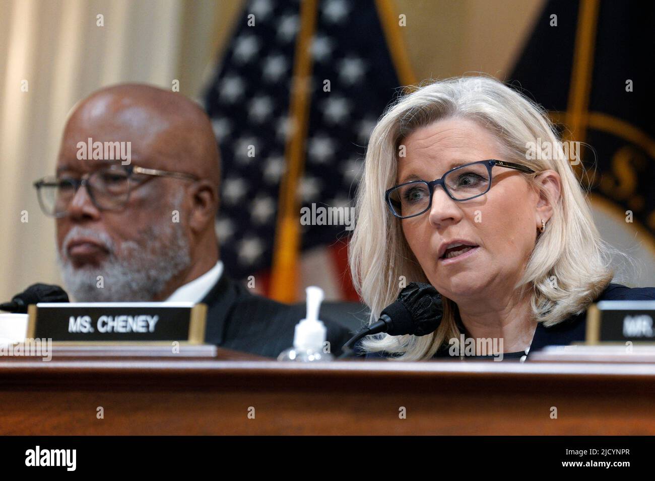 U.S. Rep. Liz Cheney (R-WY) speaks during the House Select Committee ...