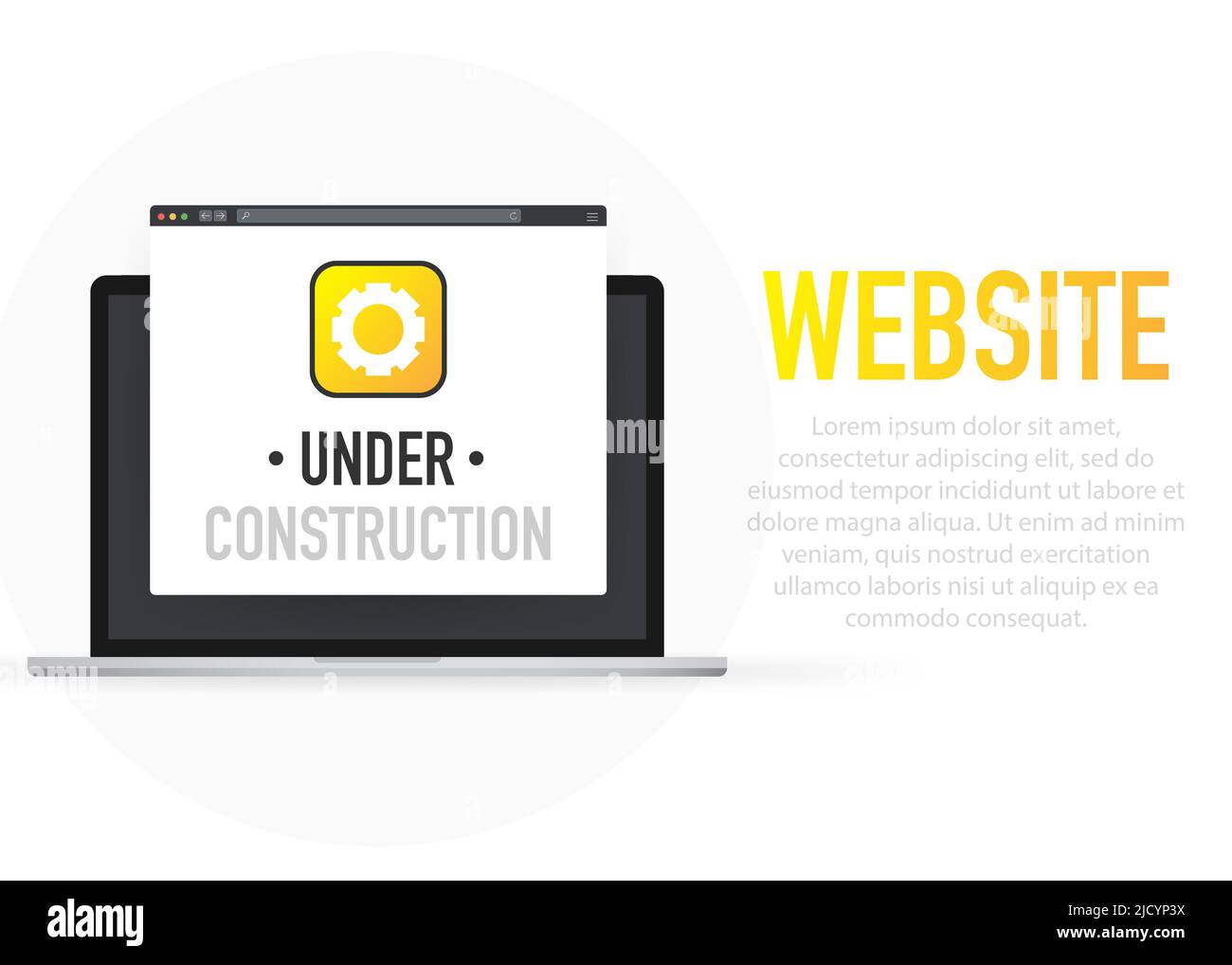 Under construction background vector illustration Stock Vector Image ...