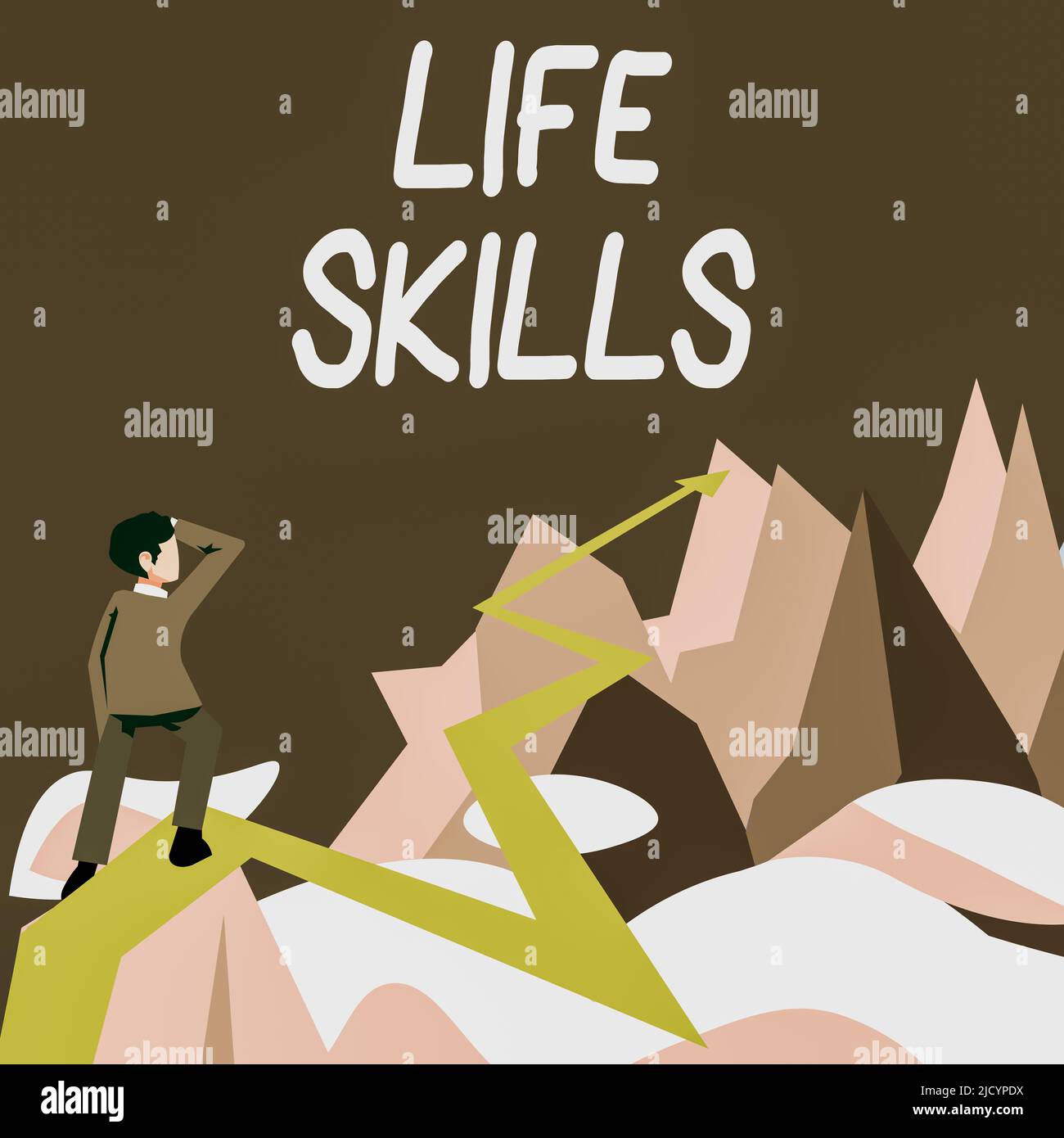 Conceptual caption Life Skills. Business concept that is necessary or ... Conceptual caption Life Skills. Business concept that is necessary or ...