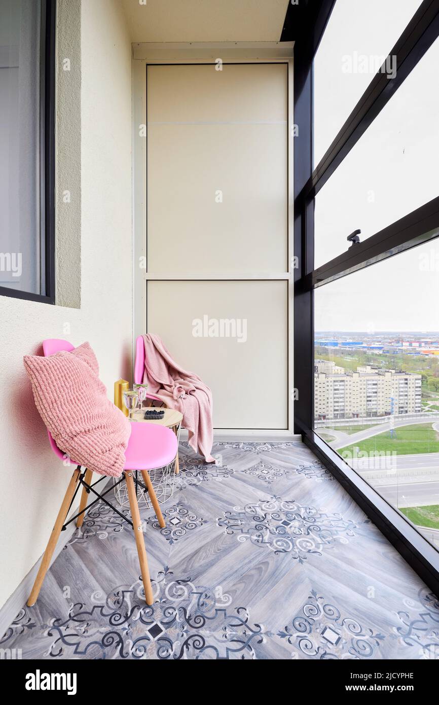 Balcony design hi-res stock photography and images - Alamy