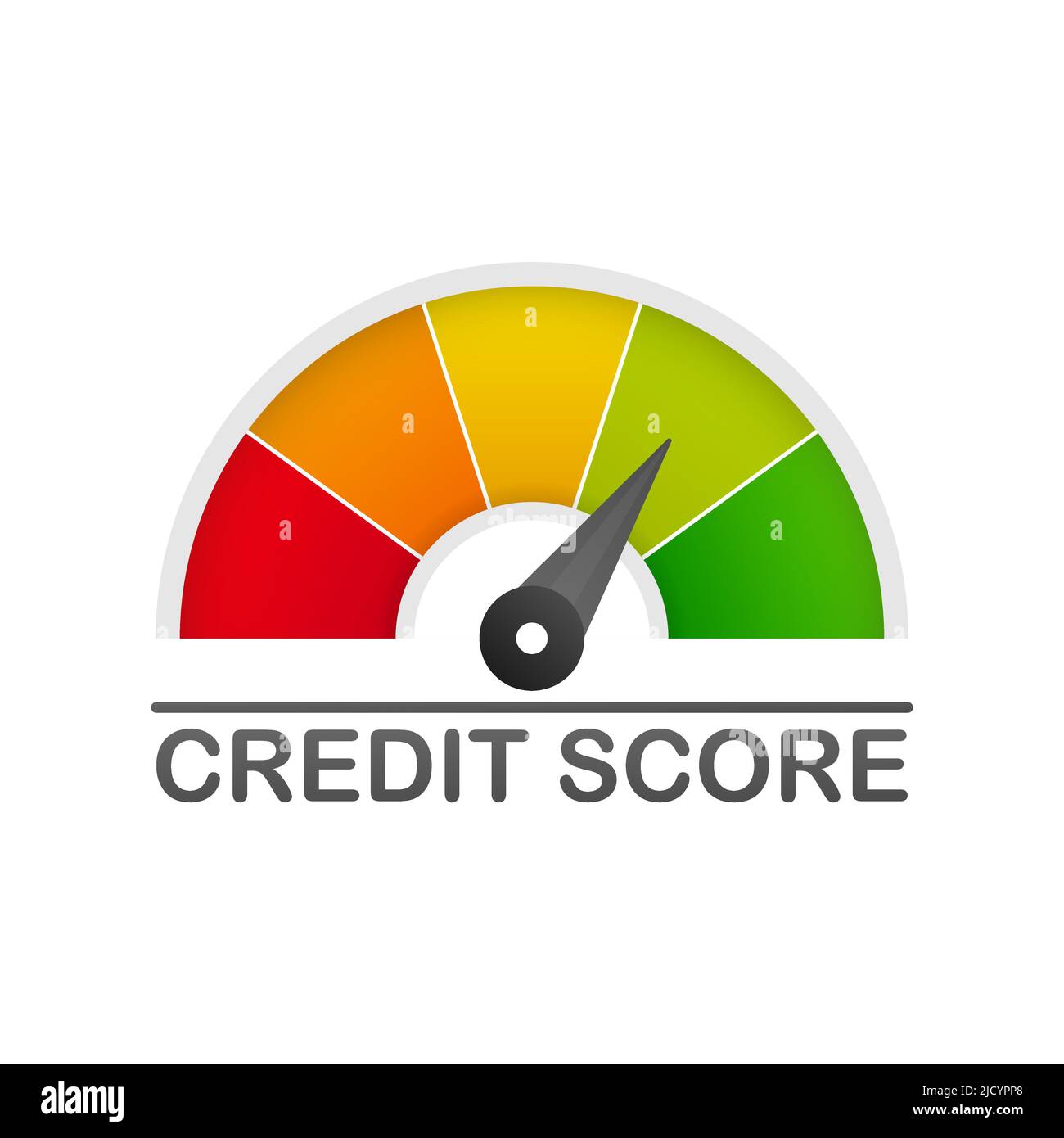 Credit score financial measurement Stock Vector Images - Alamy