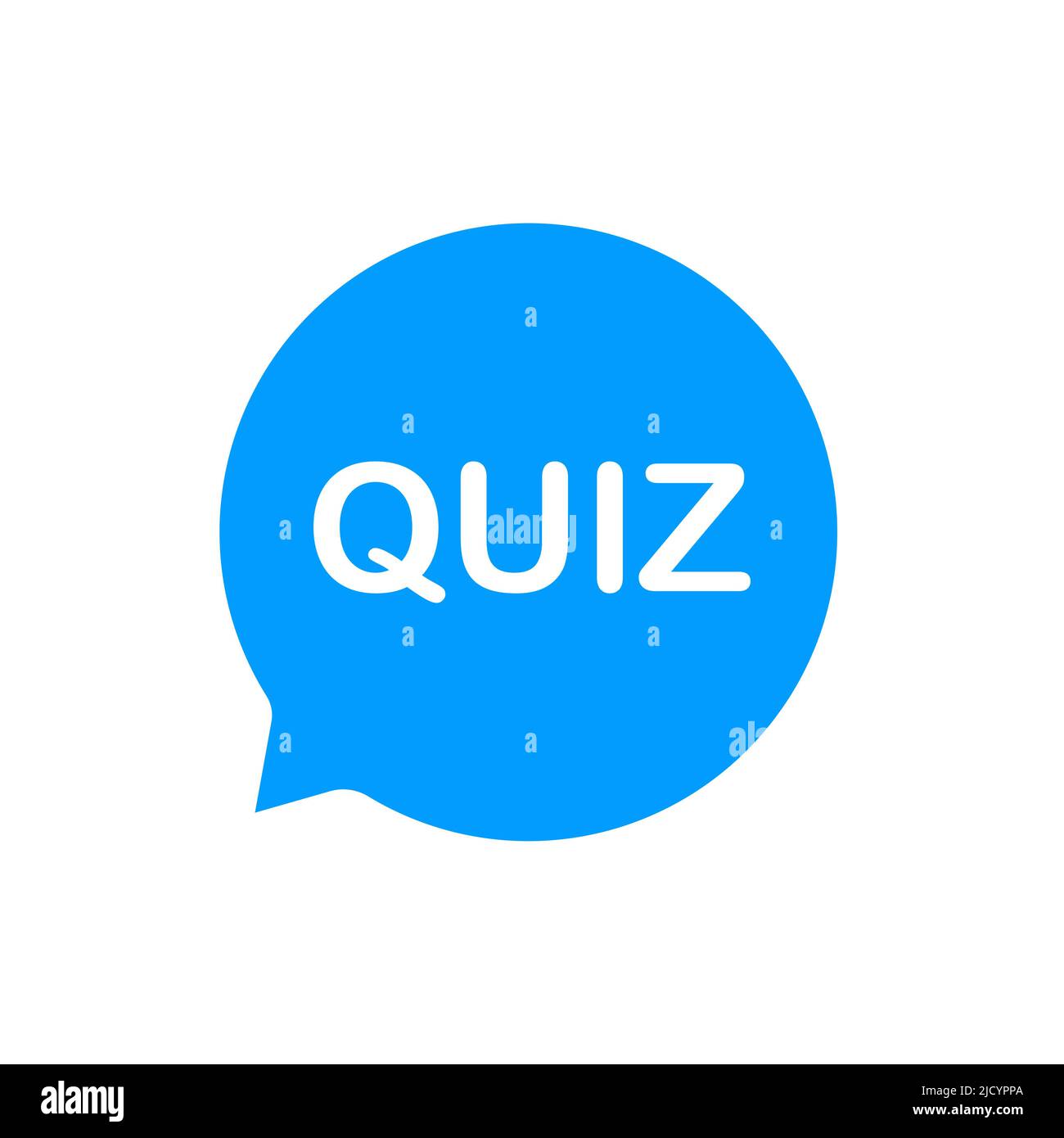 Quiz. Sticker for social media content. Search buuble Quiz Stock Vector ...