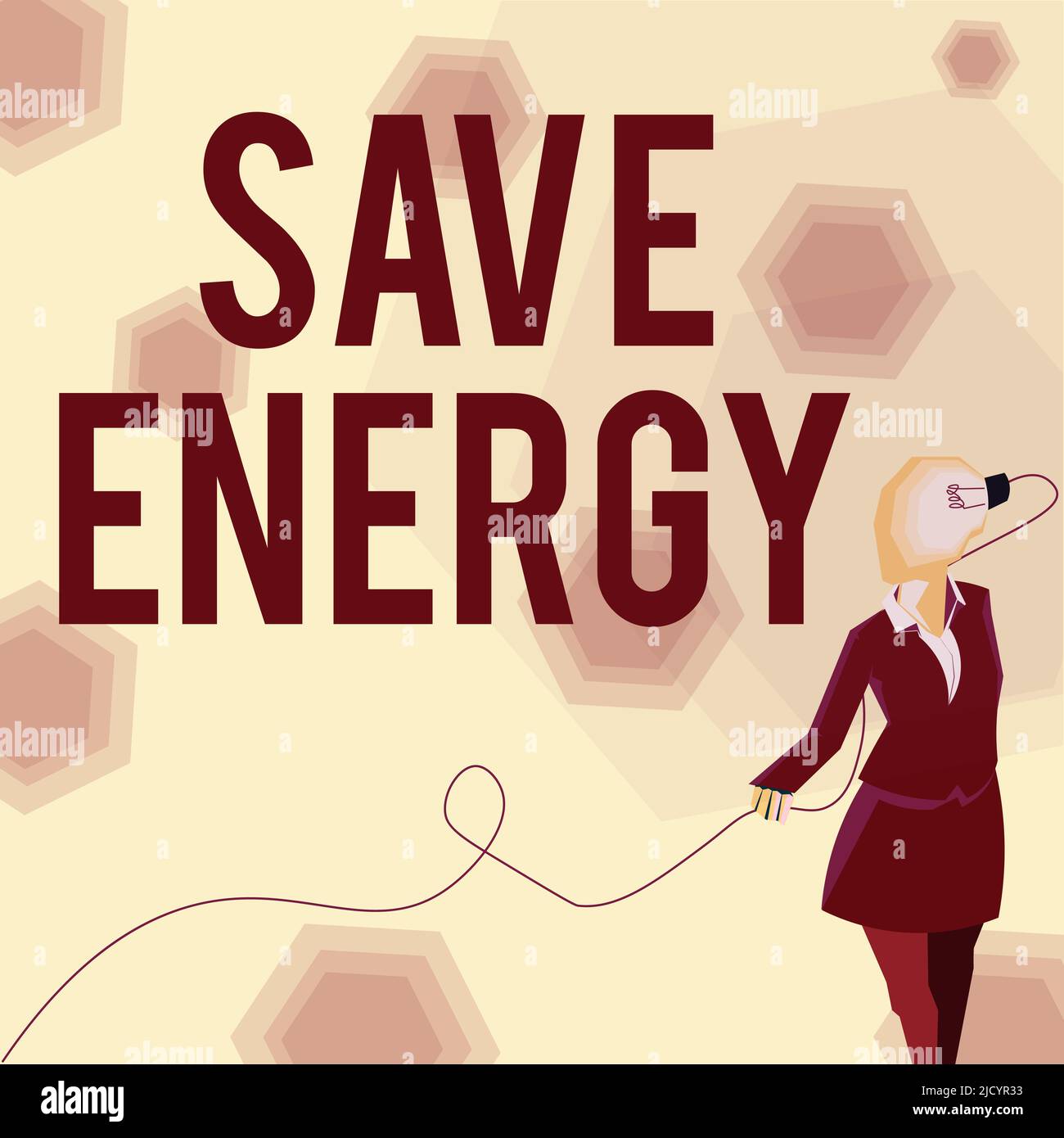 Text caption presenting Save Energy, Business idea decreasing the ...