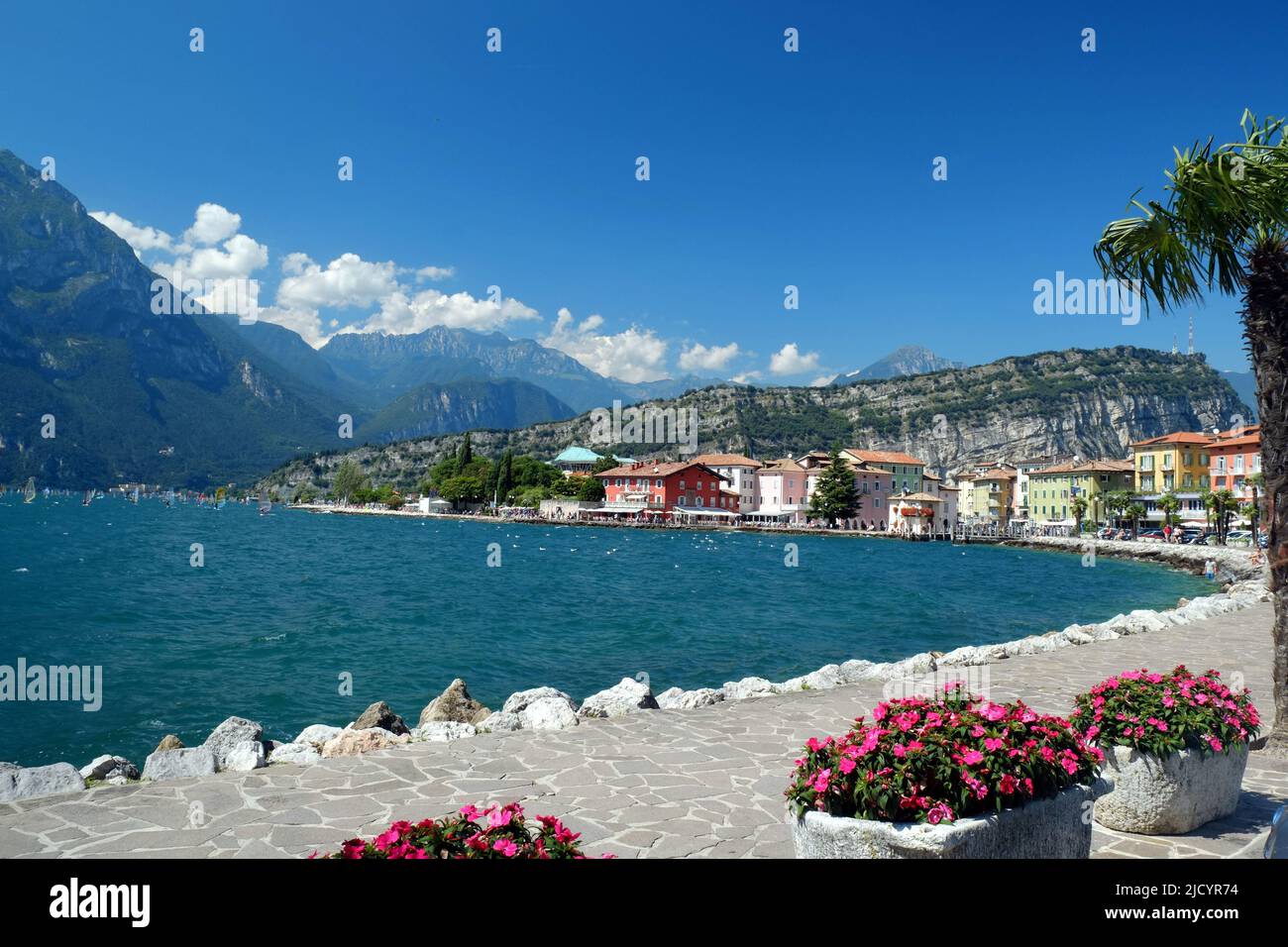Am Gardasee bei Torbole Stock Photo - Alamy