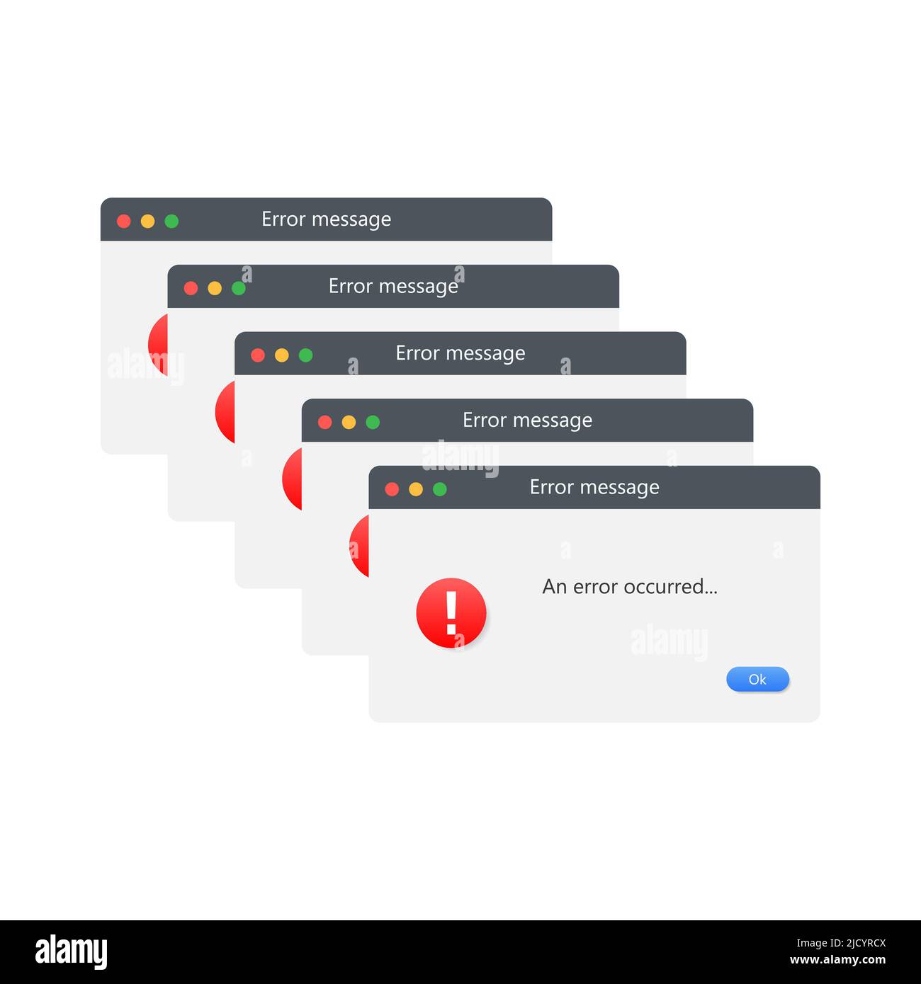 Classic window alert dialog box of system error Stock Vector Image ... Classic window alert dialog box of system error Stock Vector Image ...