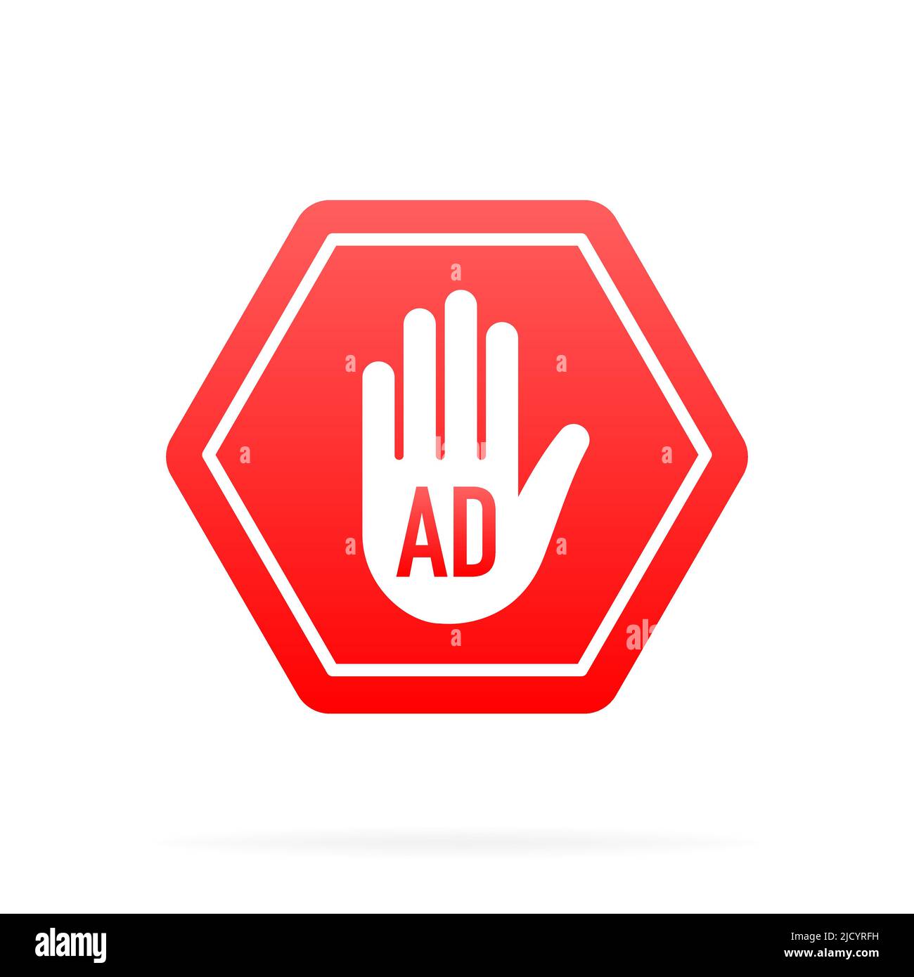 Red stop signs. Hand, rectangle,mark. Stop symbols in circles, warning ...