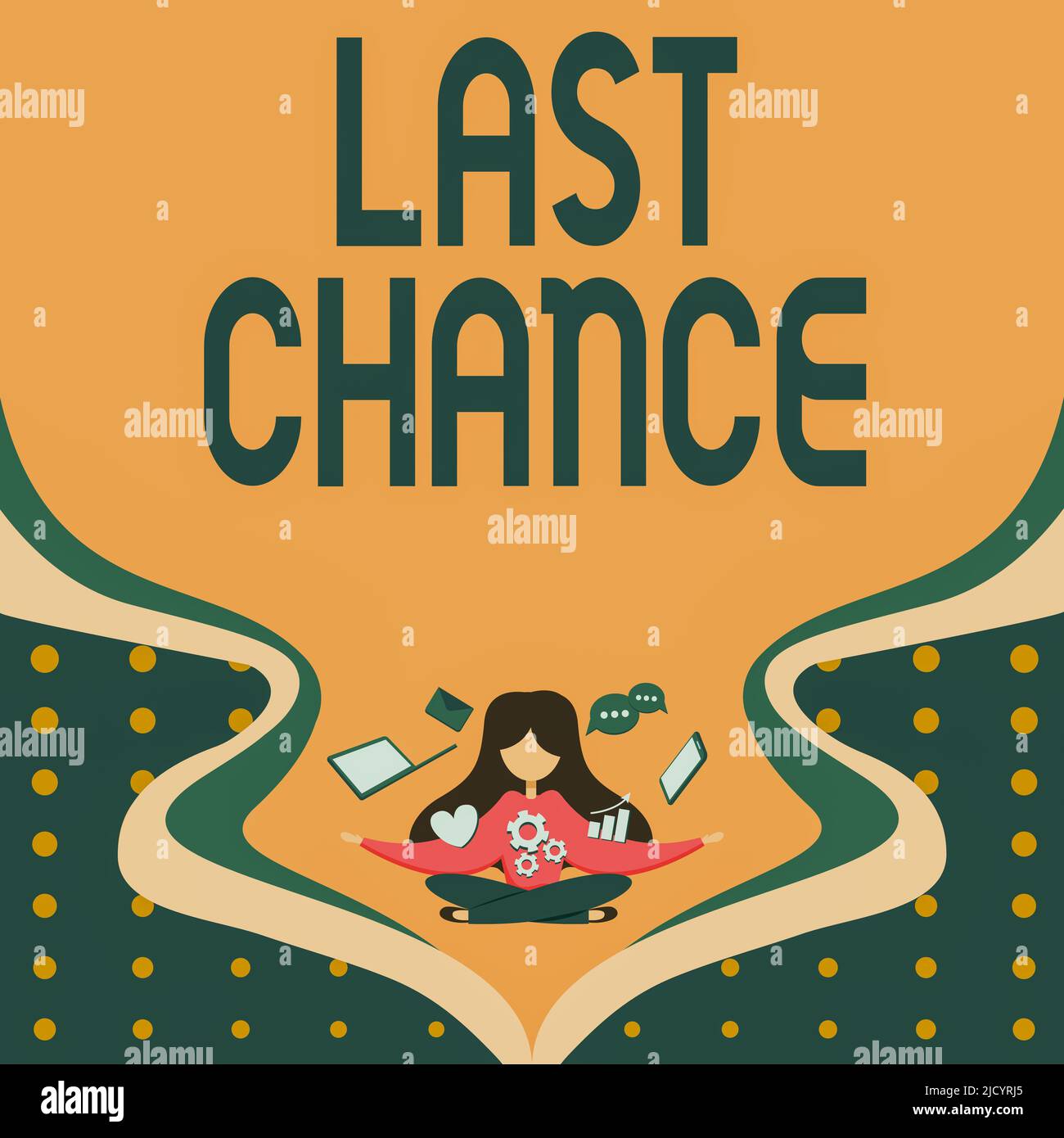 Conceptual caption Last Chance. Concept meaning final opportunity to ...