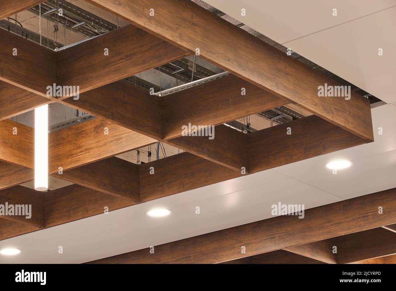 Photos of the mall and its wooden ceilings Stock Photo - Alamy
