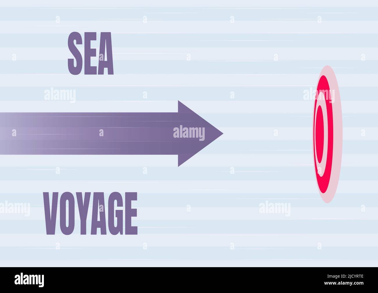 Sign displaying Sea Voyage. Business concept riding on boat through ...