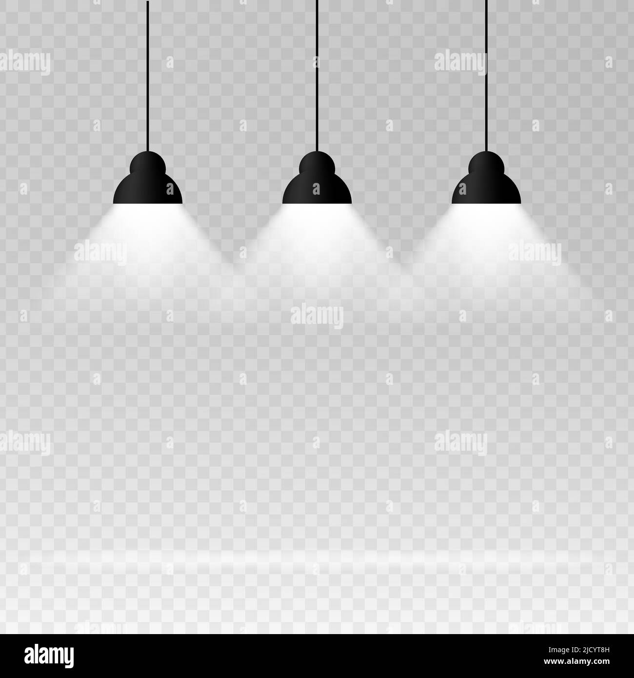 Background with lighting lamp. Empty space for your text or object ...