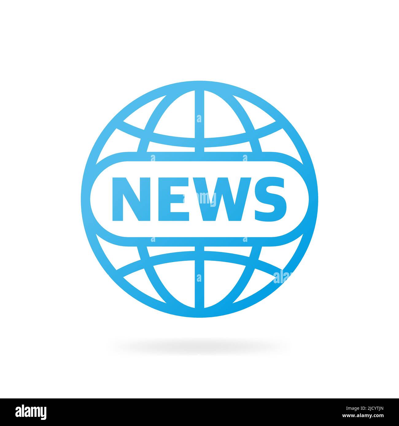 News Icon, Badge, Emblem for broadcasting or online tv stream. Vector ...