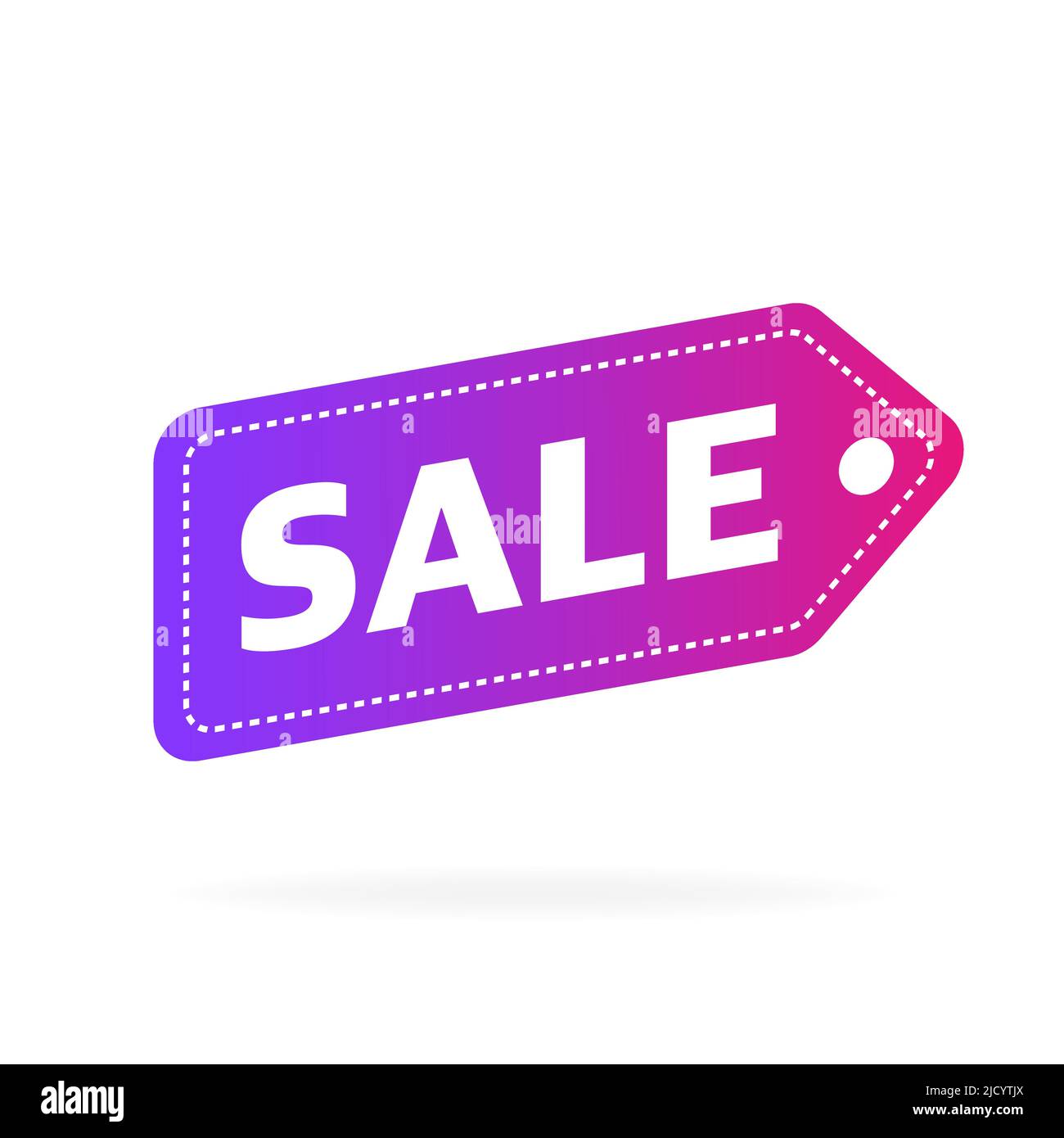 Vector isolated hanging sales tags. Vector illustration Stock Vector ...