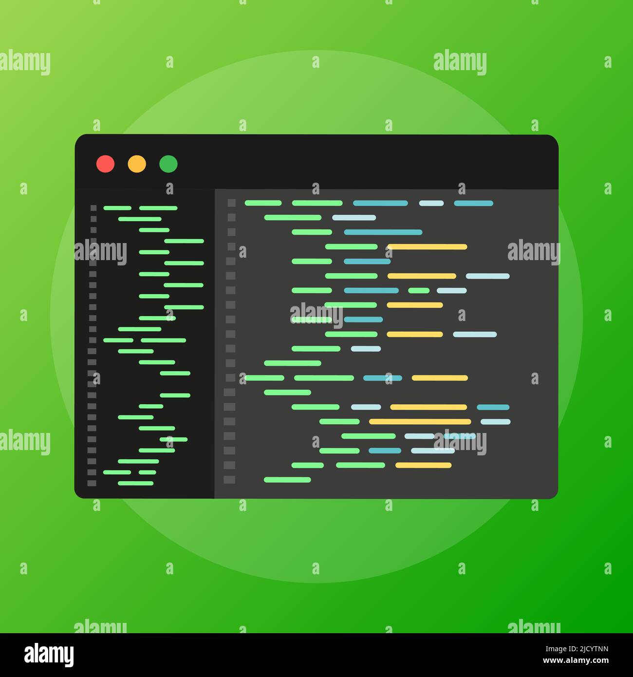 Software Development Programming Coding Vector Concept Isometric