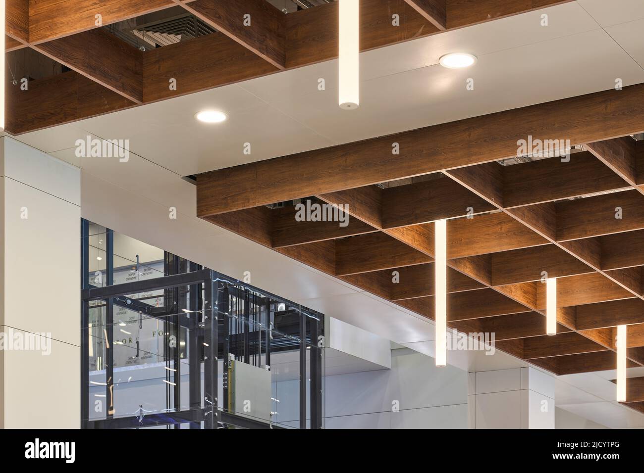 Photos of the mall and its wooden ceilings Stock Photo - Alamy
