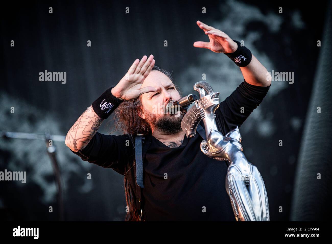 Copenhagen, Denmark. 16th June, 2022. The American nu metal band Korn ...