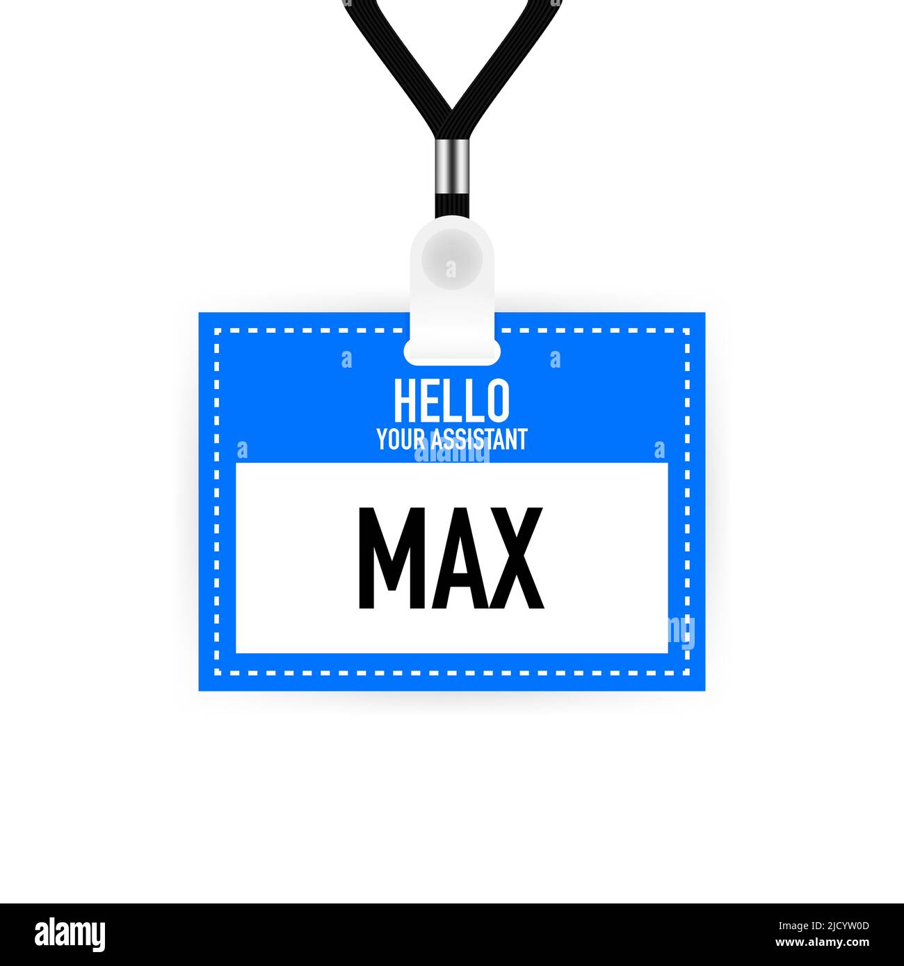 Vector name tag icons - identity badge symbol Stock Vector Image & Art ...