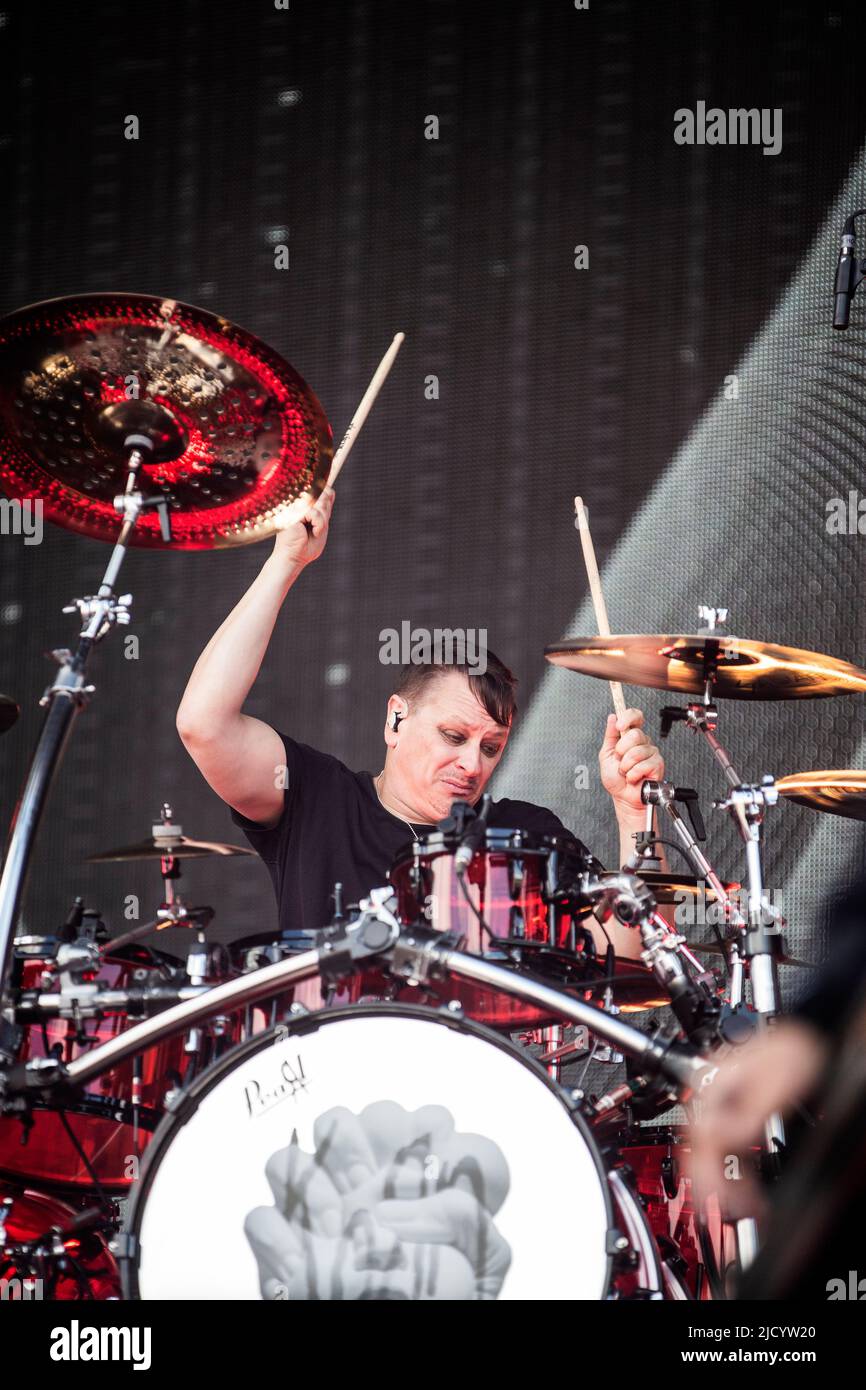 Copenhagen, Denmark. 16th June, 2022. The American nu metal band Korn ...