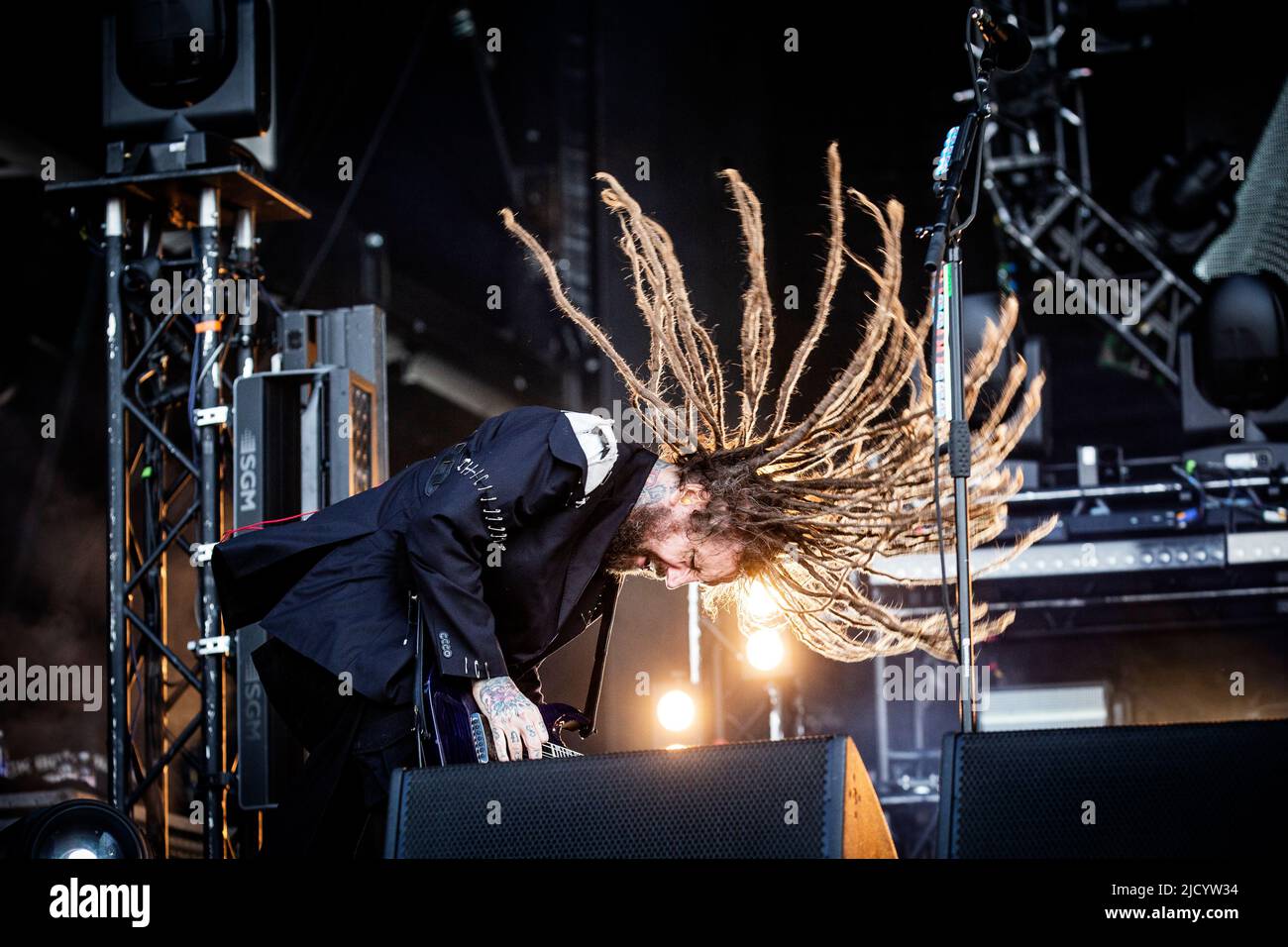 Copenhagen, Denmark. 16th June, 2022. The American nu metal band Korn ...