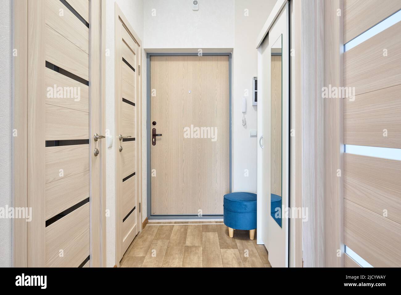 A cozy studio apartment with different decor Stock Photo - Alamy