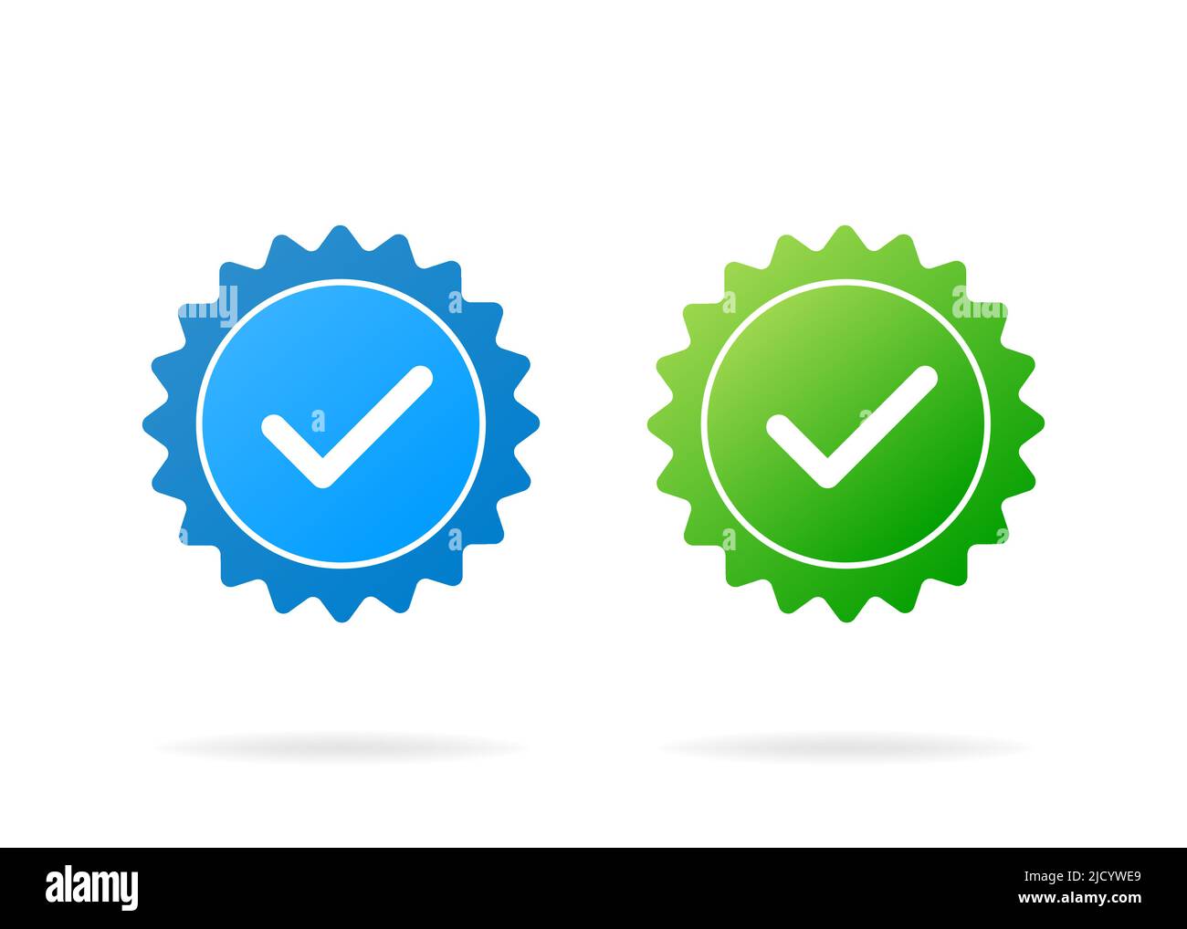 Vector right check marks. Vector illustration Stock Vector Image & Art ...