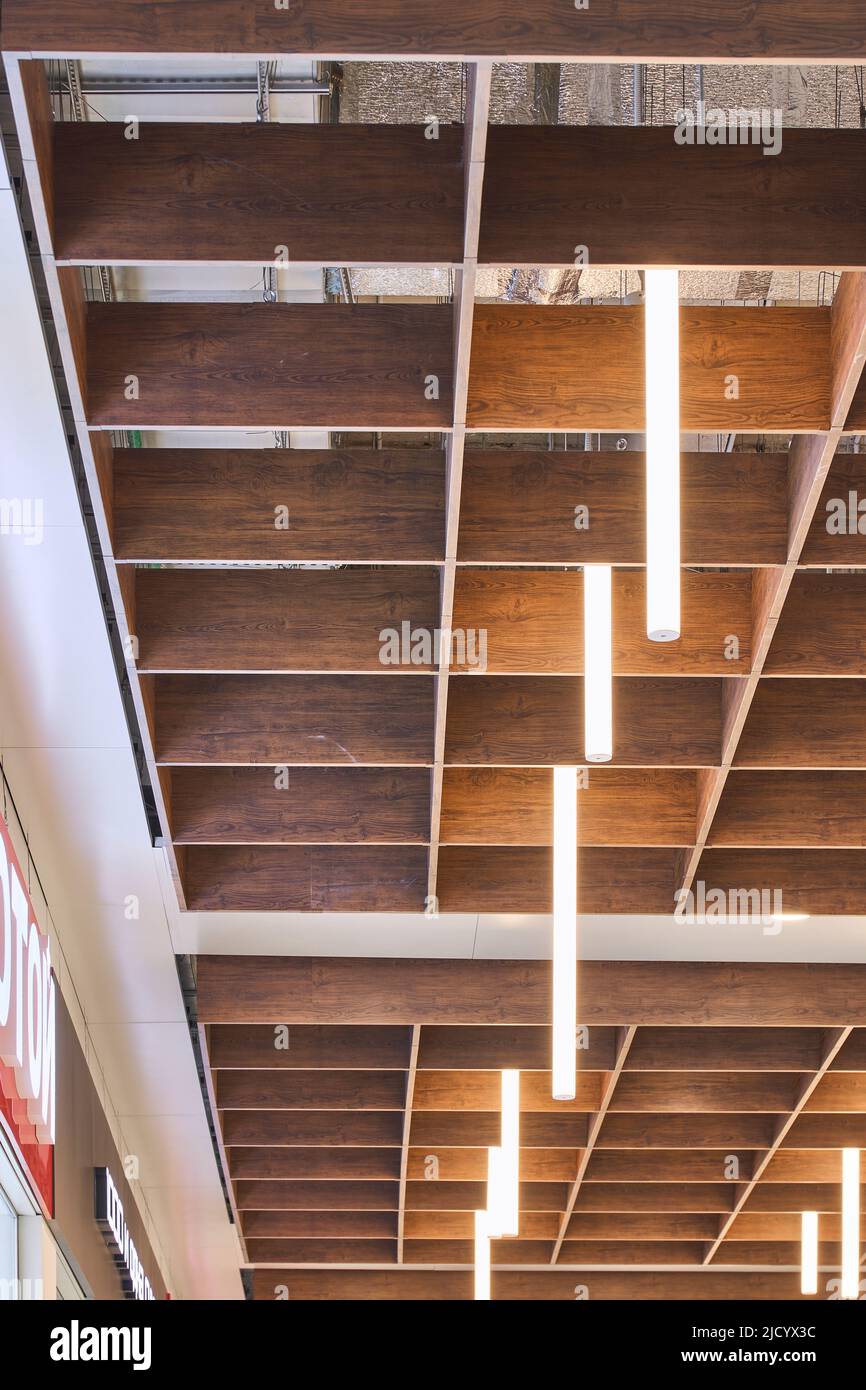 Photos of the mall and its wooden ceilings Stock Photo - Alamy