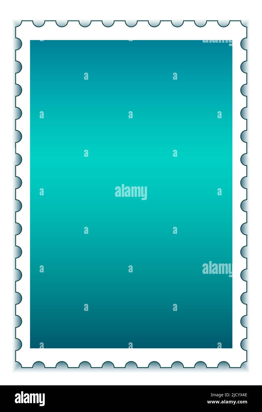 Illustration of a blank postage stamp Stock Vector Image & Art - Alamy