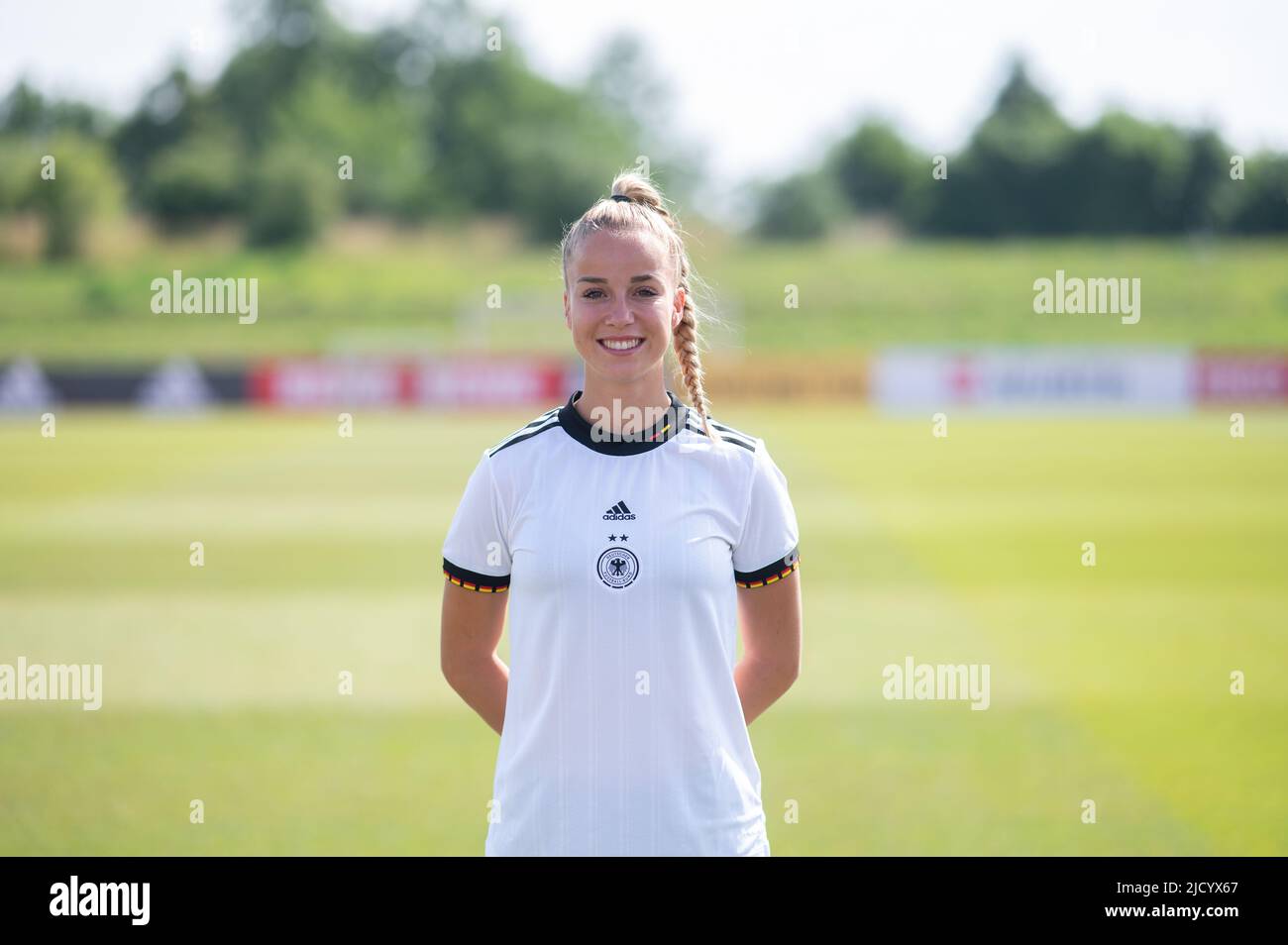 Herzogenaurach, Germany. 16th June, 2022. Soccer: national team, women ...
