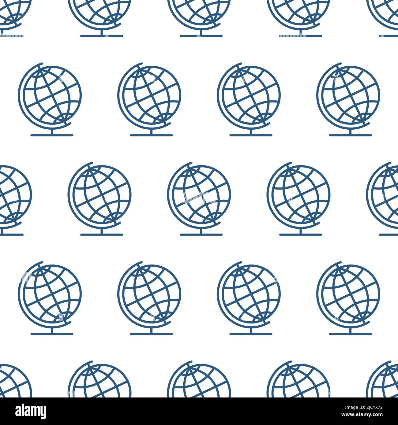 Seamless pattern of a simple globe icon Stock Vector Image & Art - Alamy