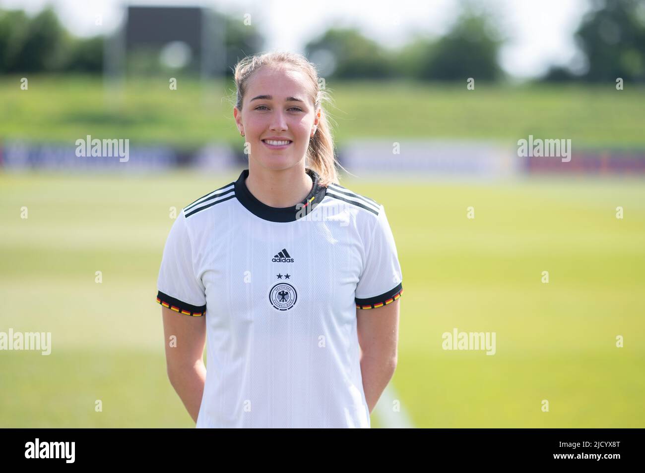 Herzogenaurach, Germany. 16th June, 2022. Soccer: national team, women ...