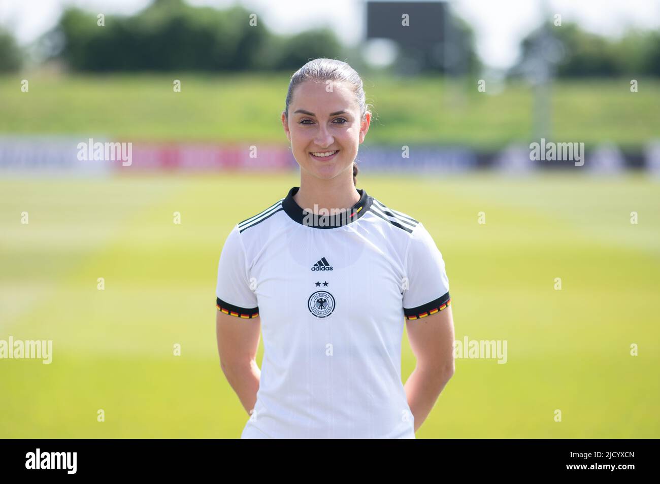 Herzogenaurach, Germany. 16th June, 2022. Soccer: national team, women ...