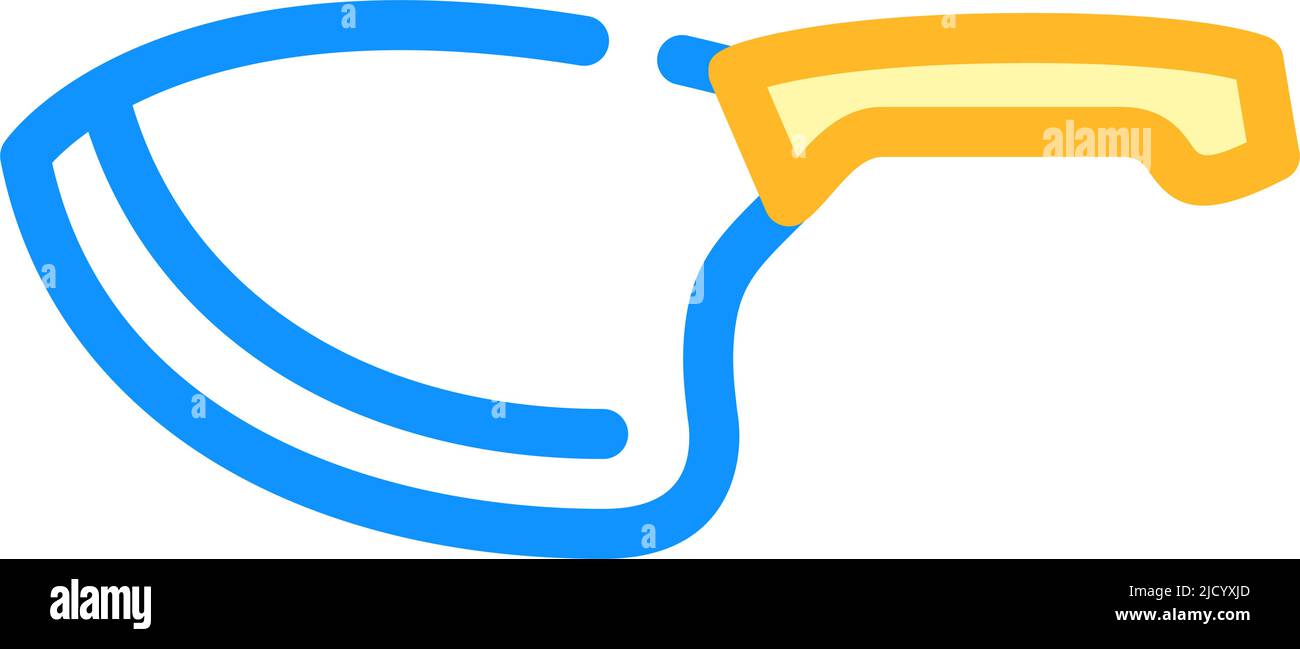 knife for cutting fish color icon vector illustration Stock Vector ...