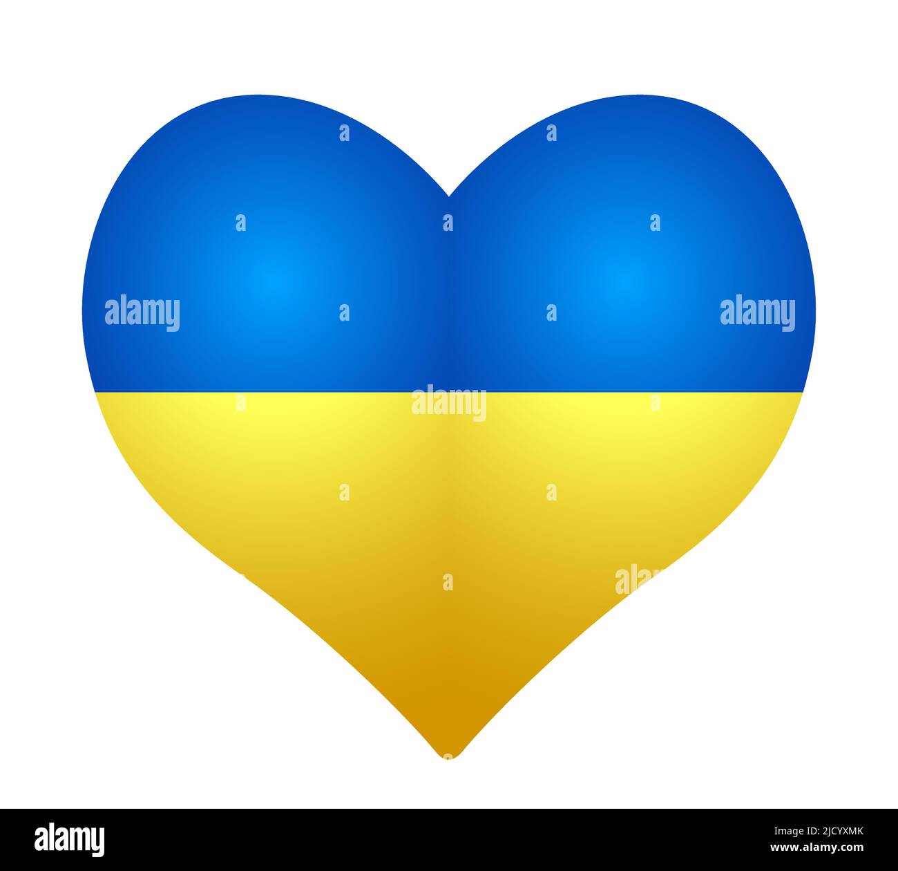 Illustration of Ukraine heart badge Stock Vector Image & Art - Alamy