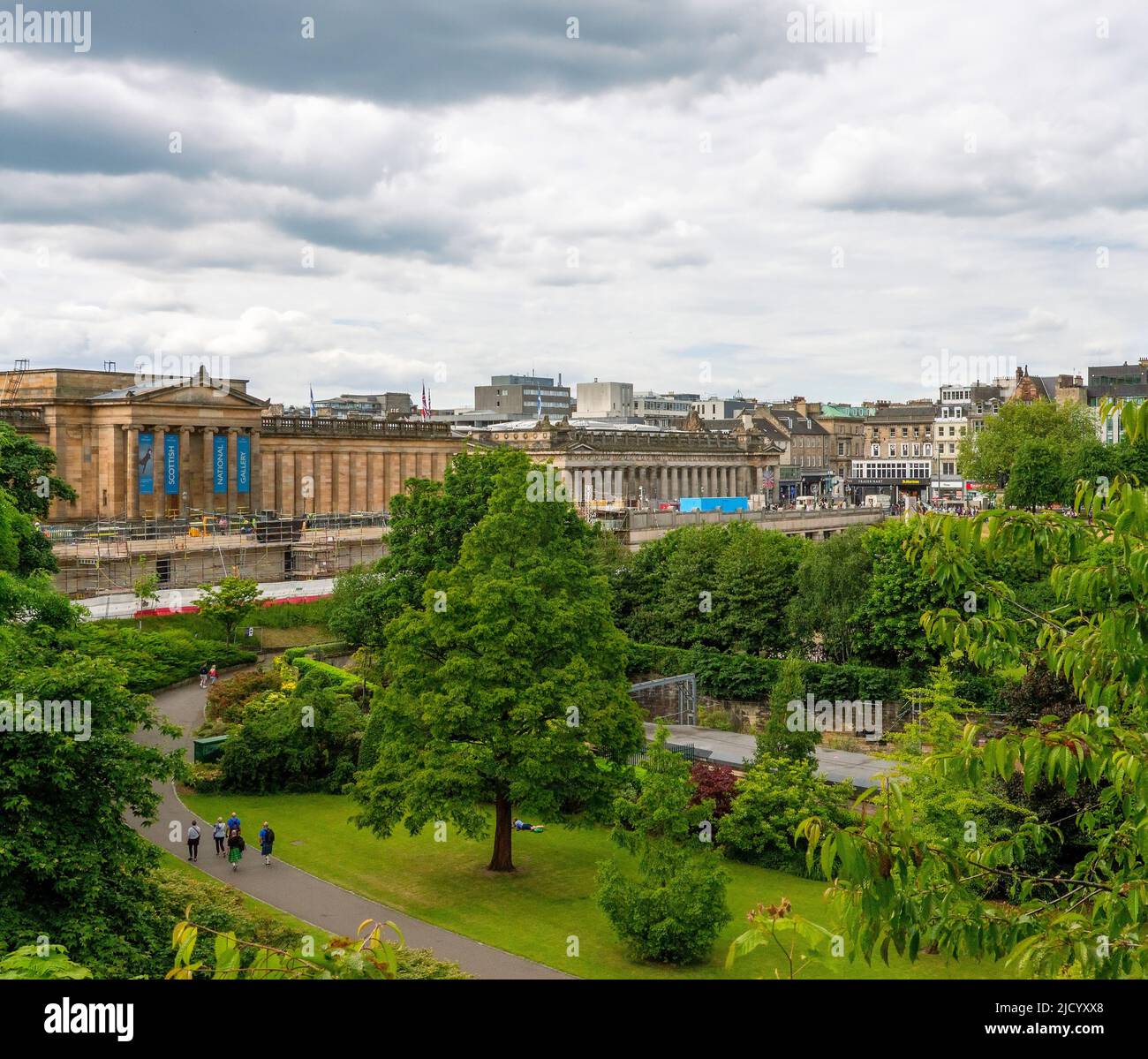 National Art Galleries on the Mound, Edinburgh, Scotland, UK Stock ...