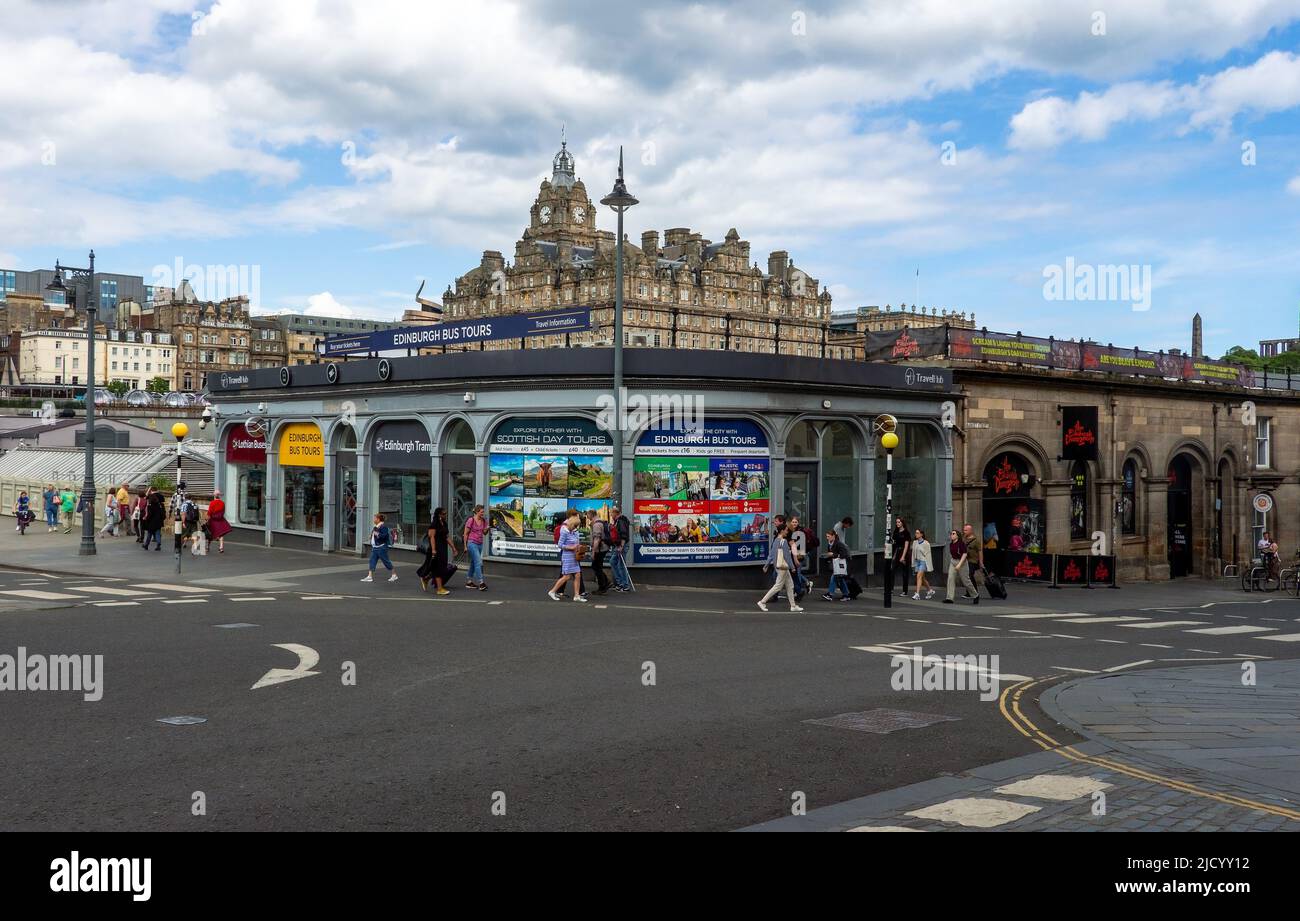 LRT Bus office for bus passes and tour information, Edinburgh Dungeon ...