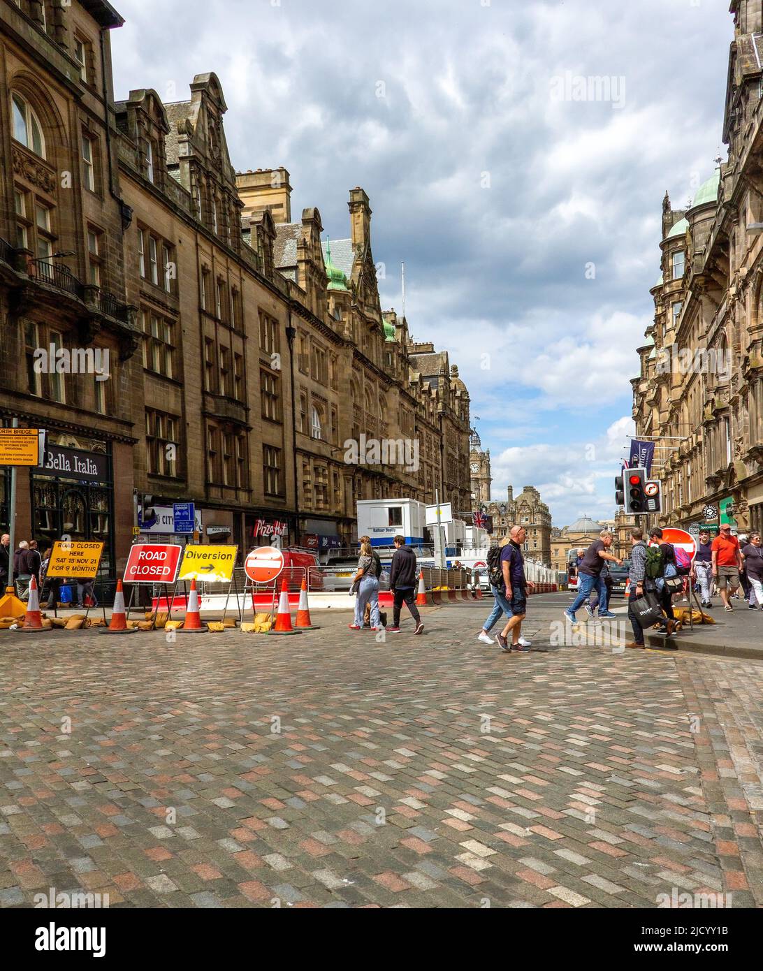 North Bridge still closed due to works in progress for improvements on ...
