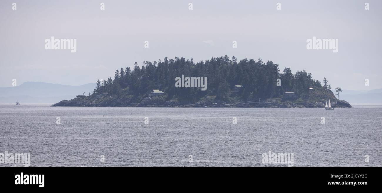 Passage Island in Howe Sound. Sunny Spring Day Stock Photo - Alamy