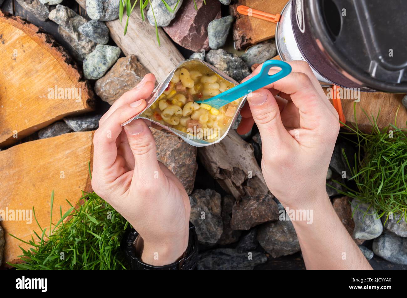 Cooked tourist food freeze hi-res stock photography and images - Alamy