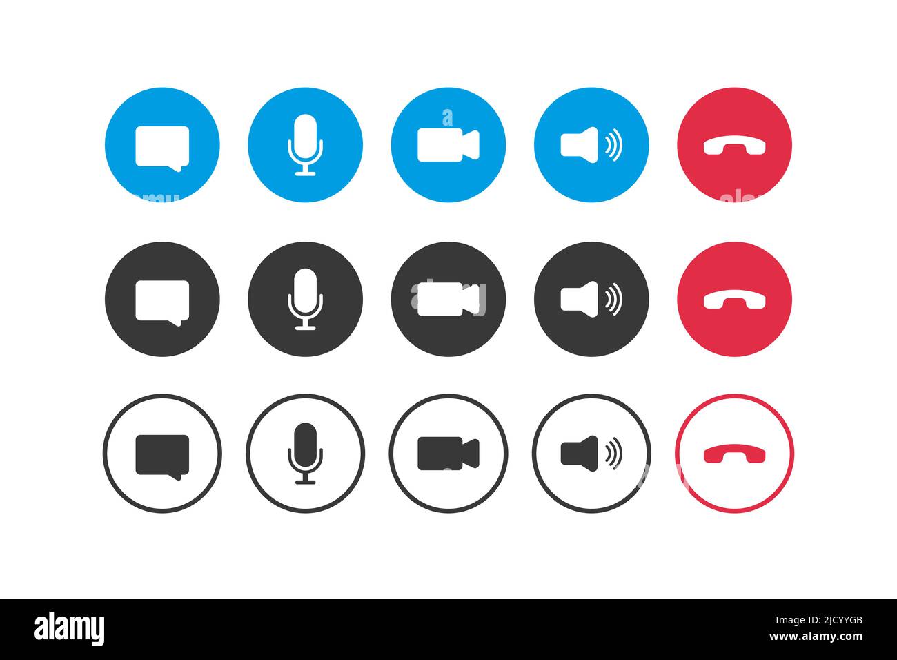 Video call icon hi-res stock photography and images - Alamy