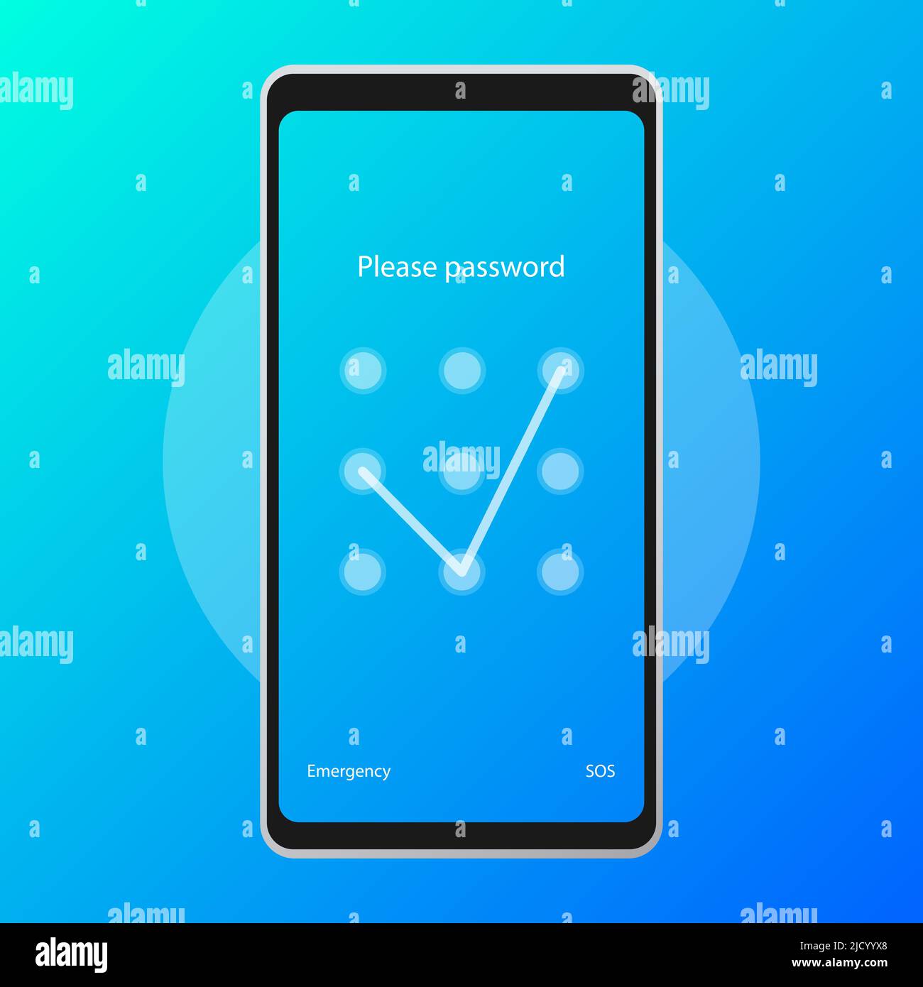 Trendy colorful polygonal style mobile interface wallpaper in flat ...