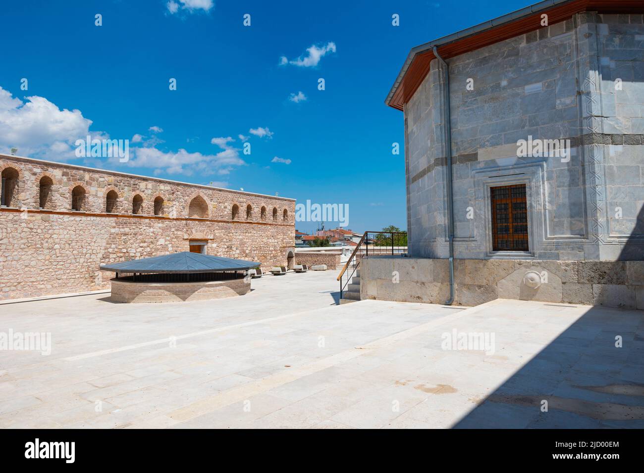 mausoleum of Seljuk Sultans in Alaaddin Keykubad Mosque in Konya Turkey ...