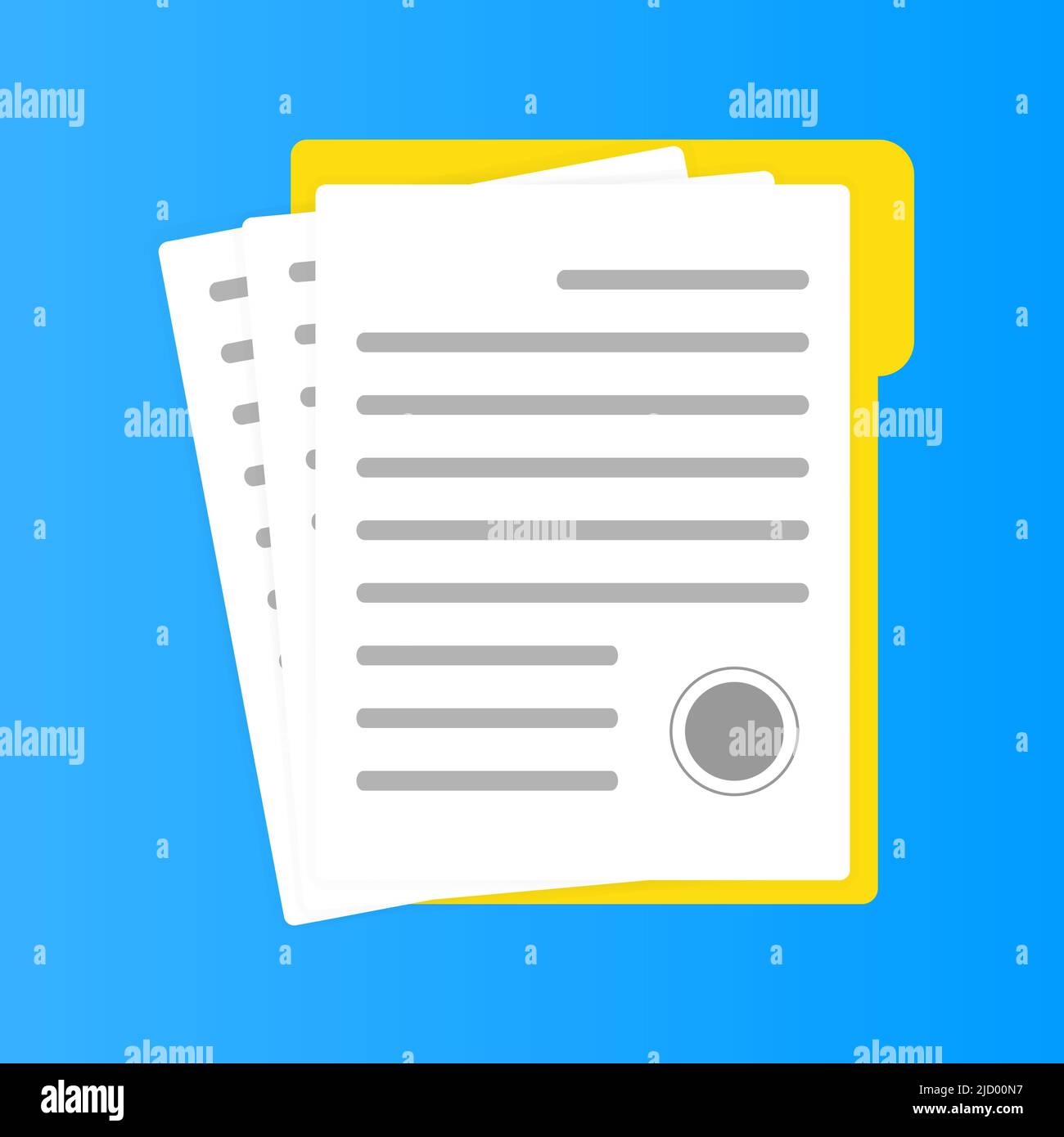 Contract or document signing icon. Signing contract simple style ...