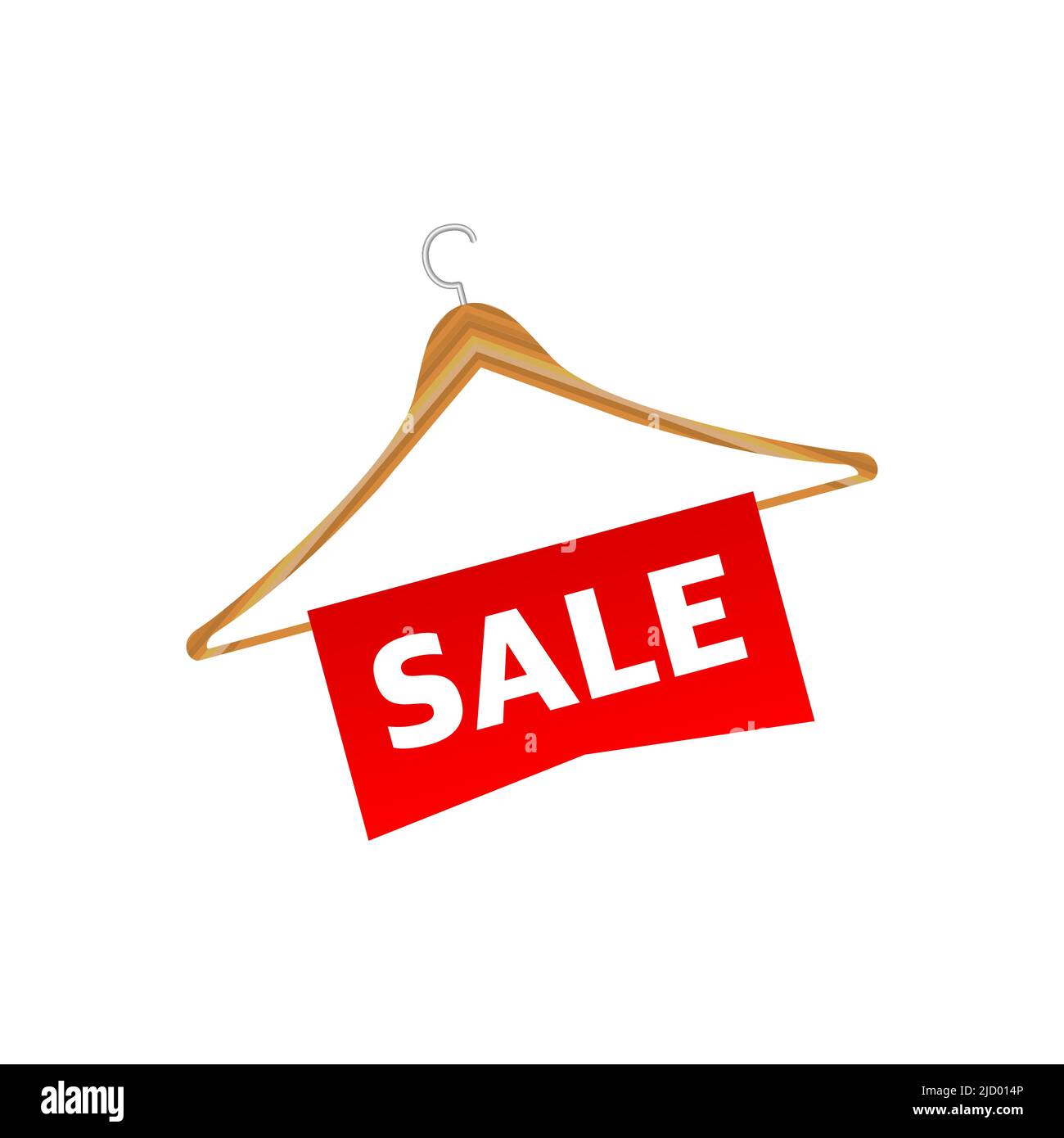 Sale shop hanger. Business banner. Vector illustration Stock Vector ...