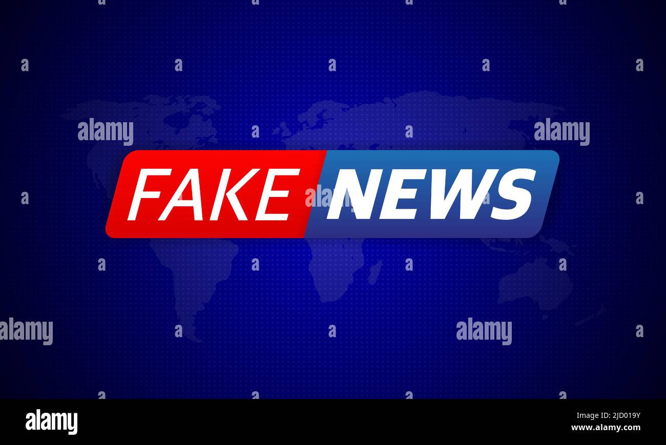 Breaking live stream fake news in abstract style on dark abstract ...