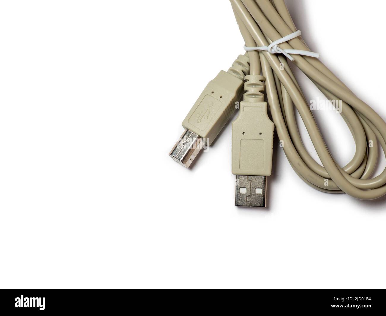 Usb wire. Accessories for technology. Charging cable. A coil of wire ...